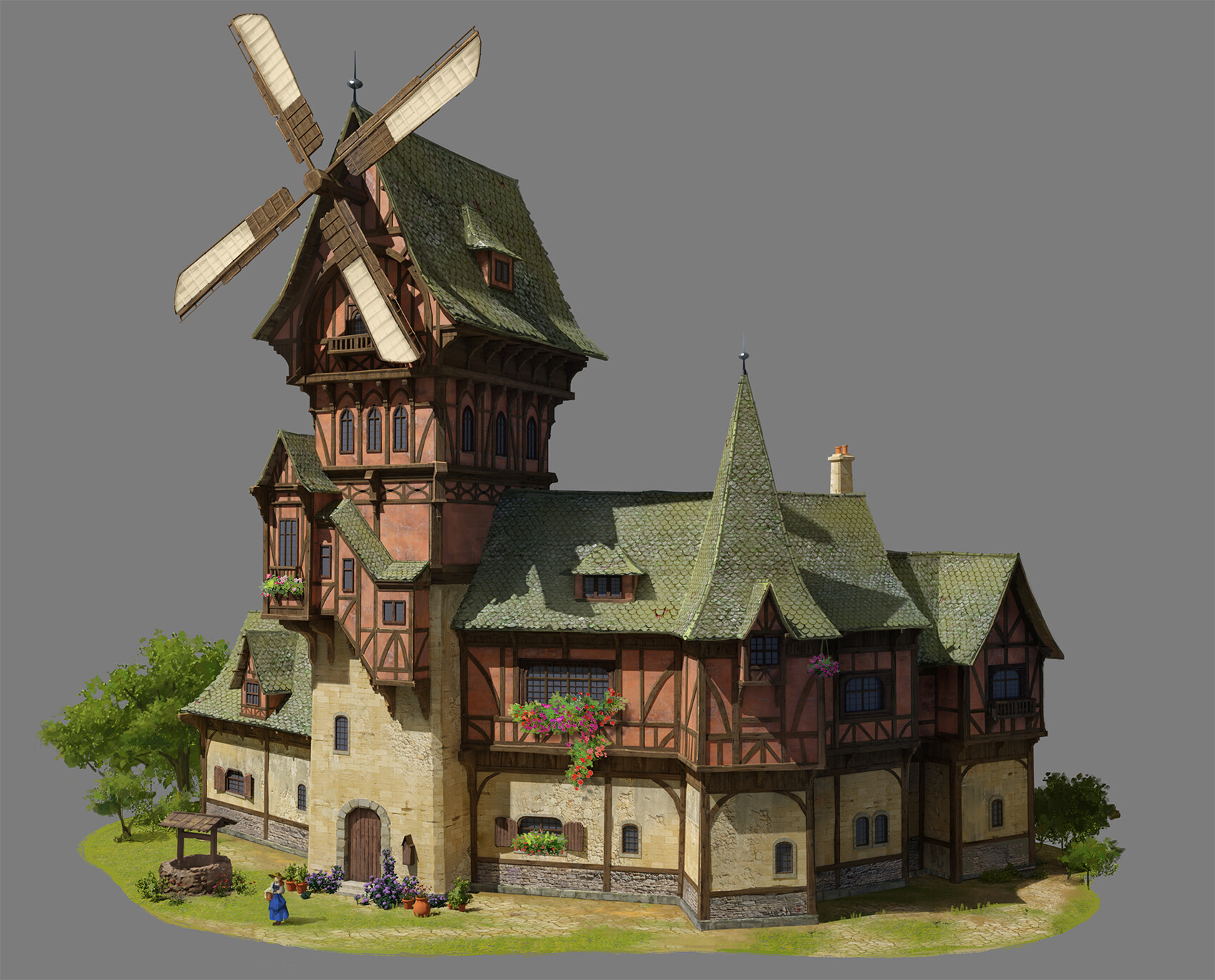 ArtStation - Windmill House