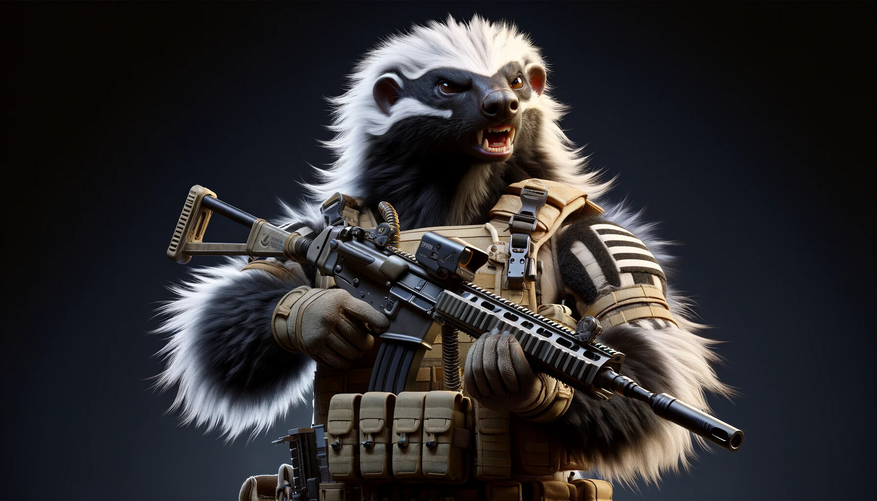 ArtStation - Angry Honey Badger