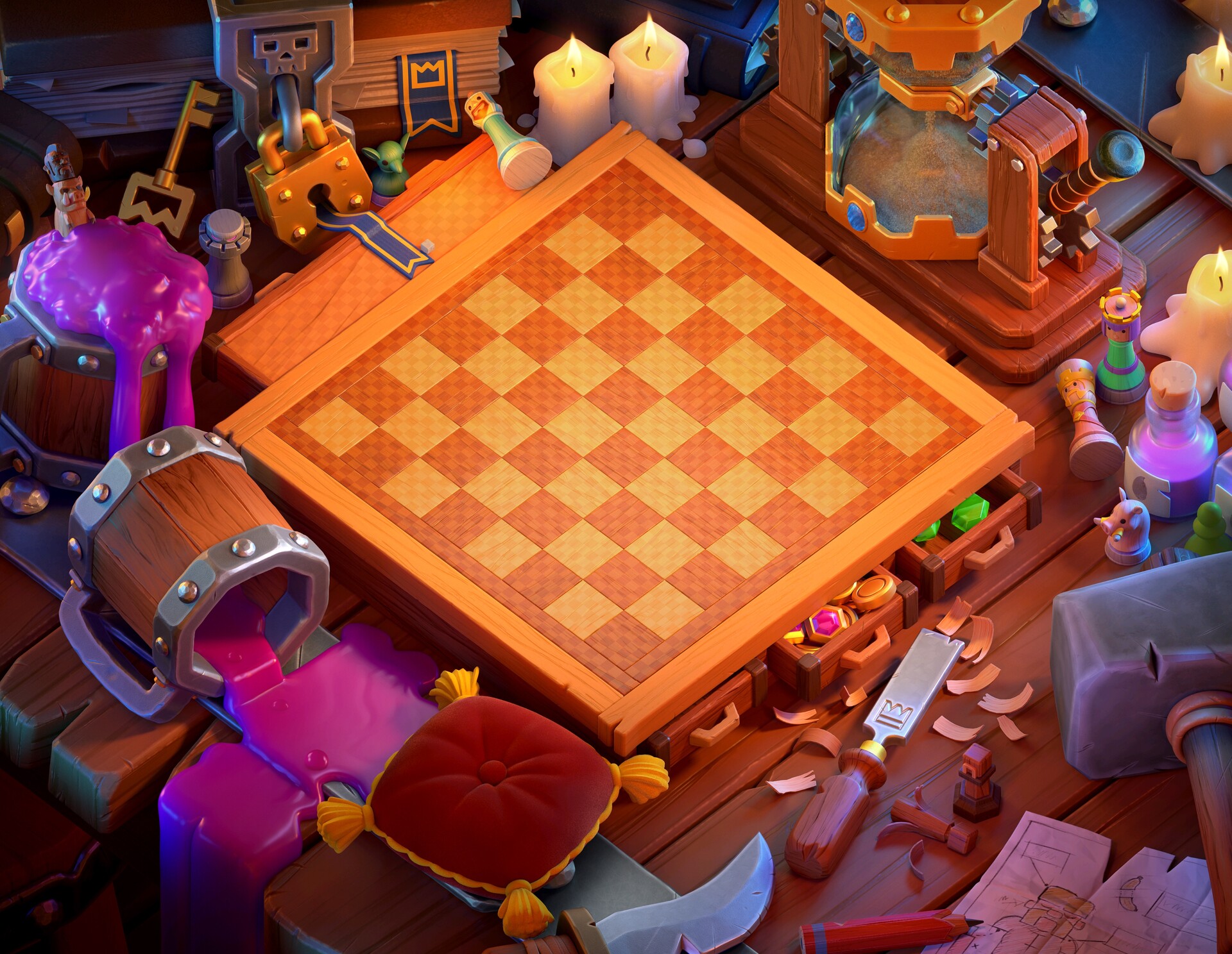 Surface Digital - Clash of Clans : Chess Scenery