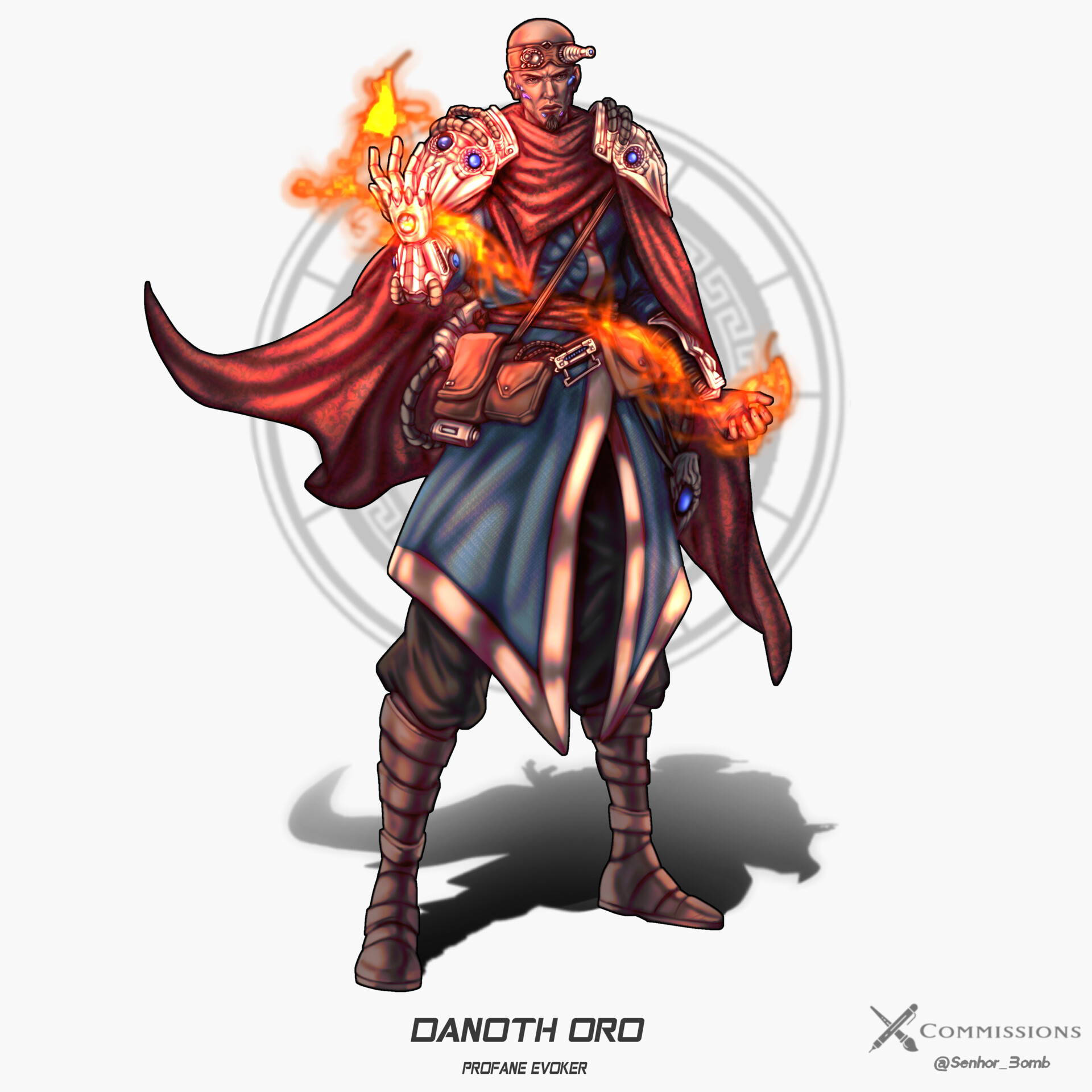 ArtStation - Commission - Danoth Oro "Profane evoker"