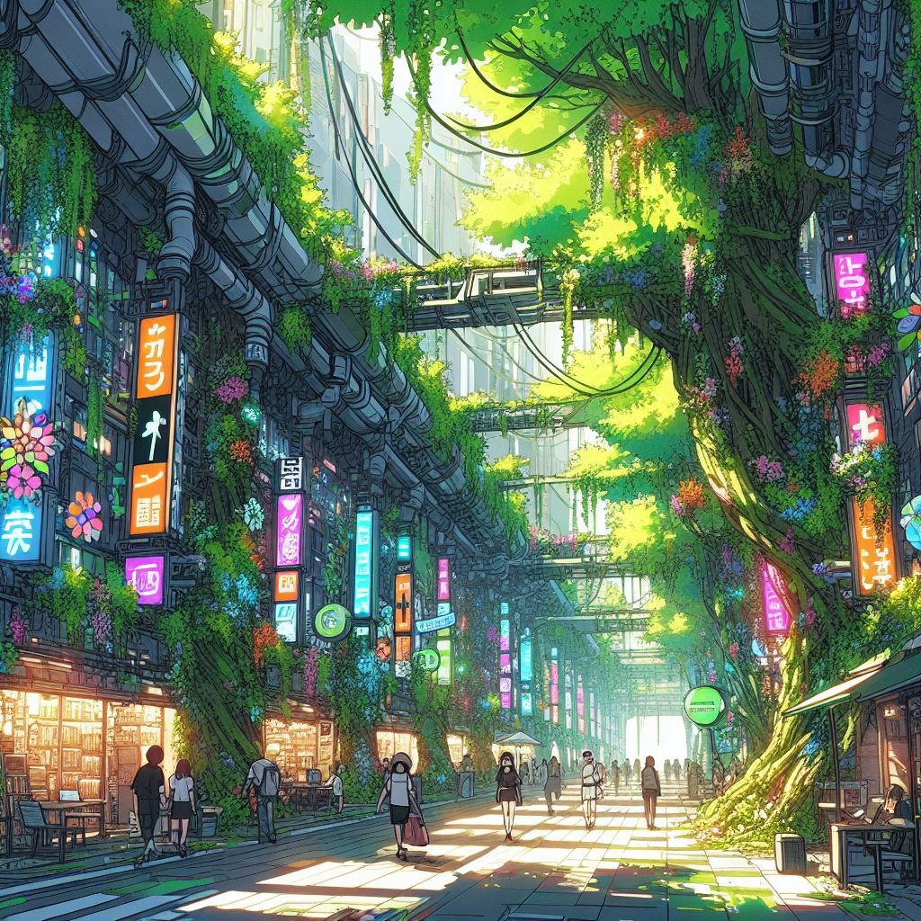 ArtStation - Green Future: Daytime Vista