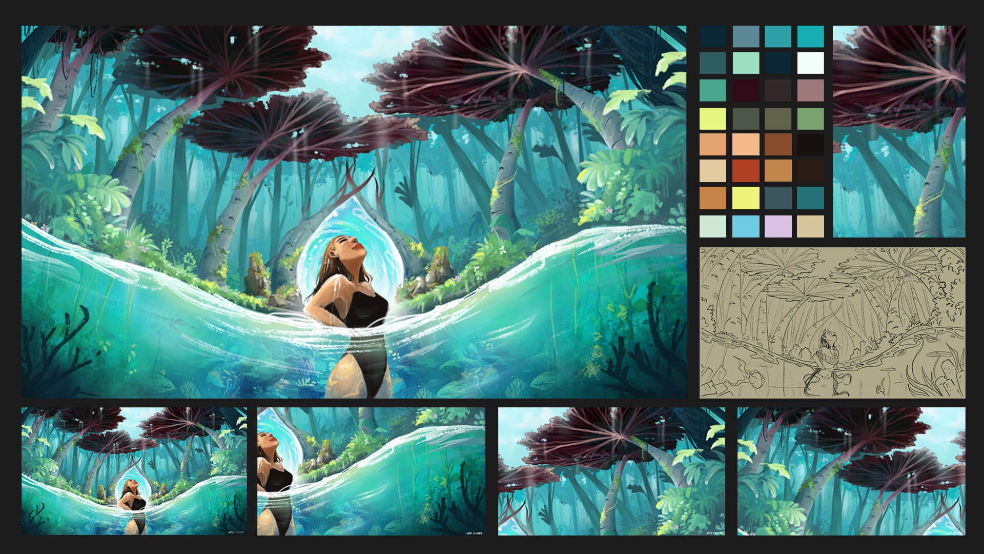 ArtStation - Mystique Isle: Concept design