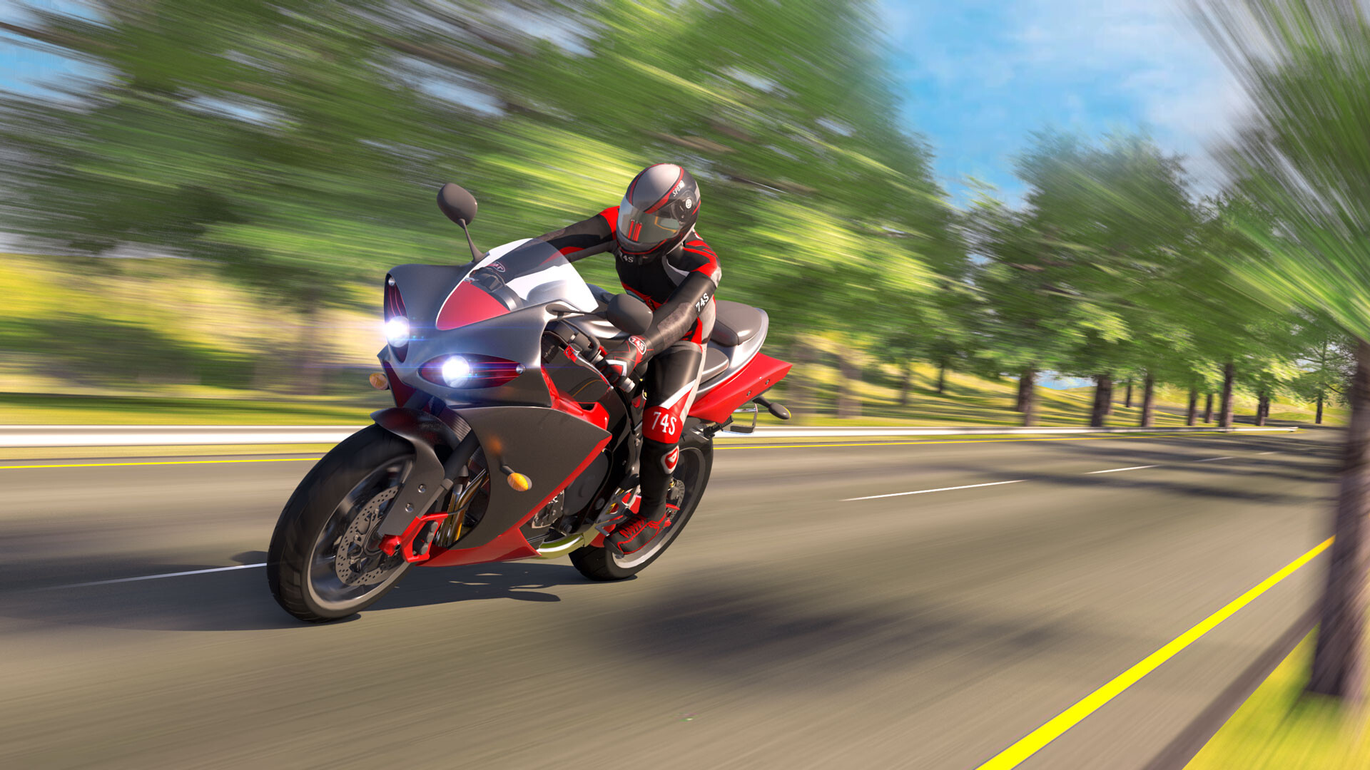 Anas Shafi - Bike Racing Game Splash Screen