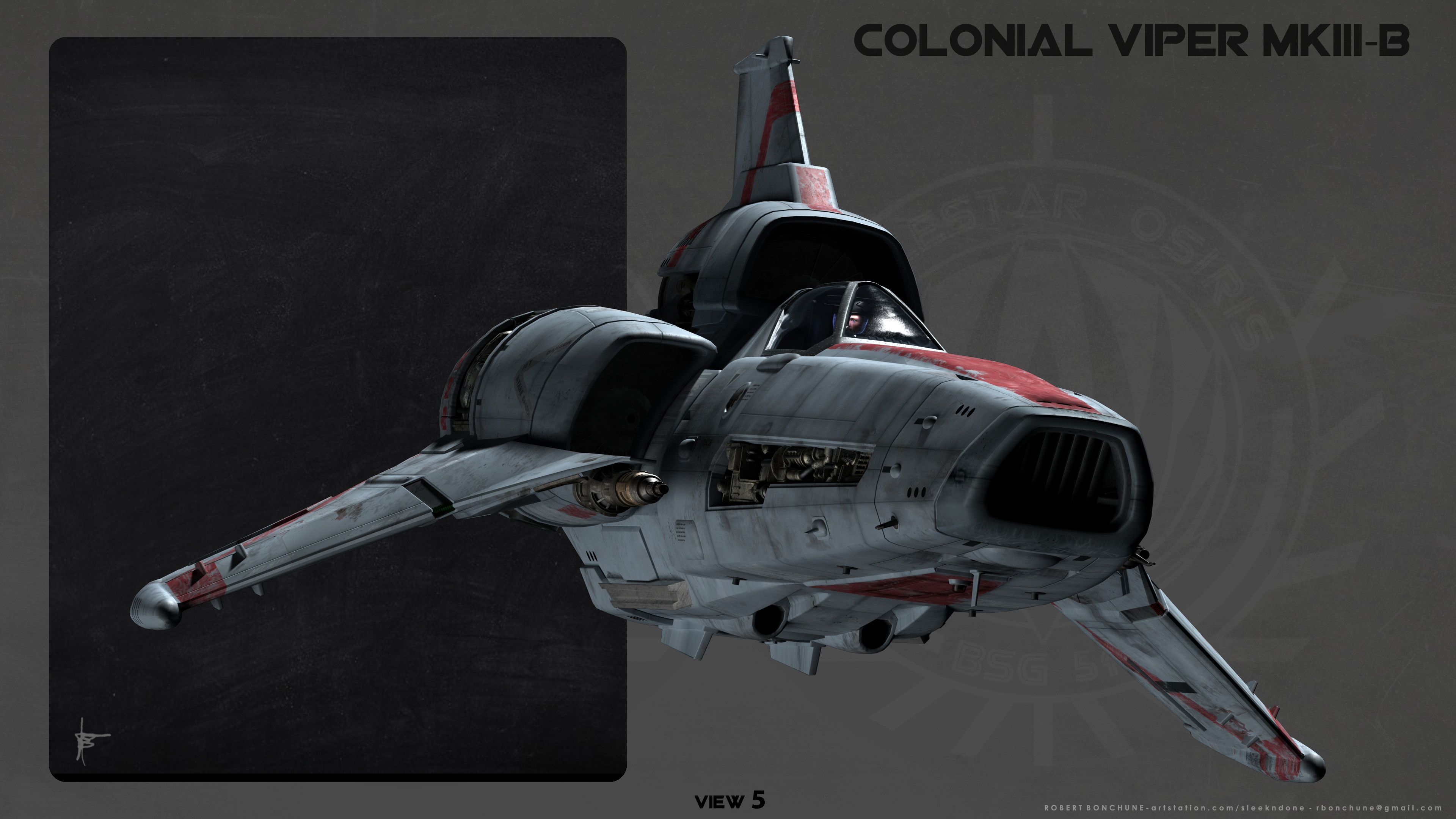 Robert Bonchune - Colonial Viper MkIII-B "Production Version" - Various ...