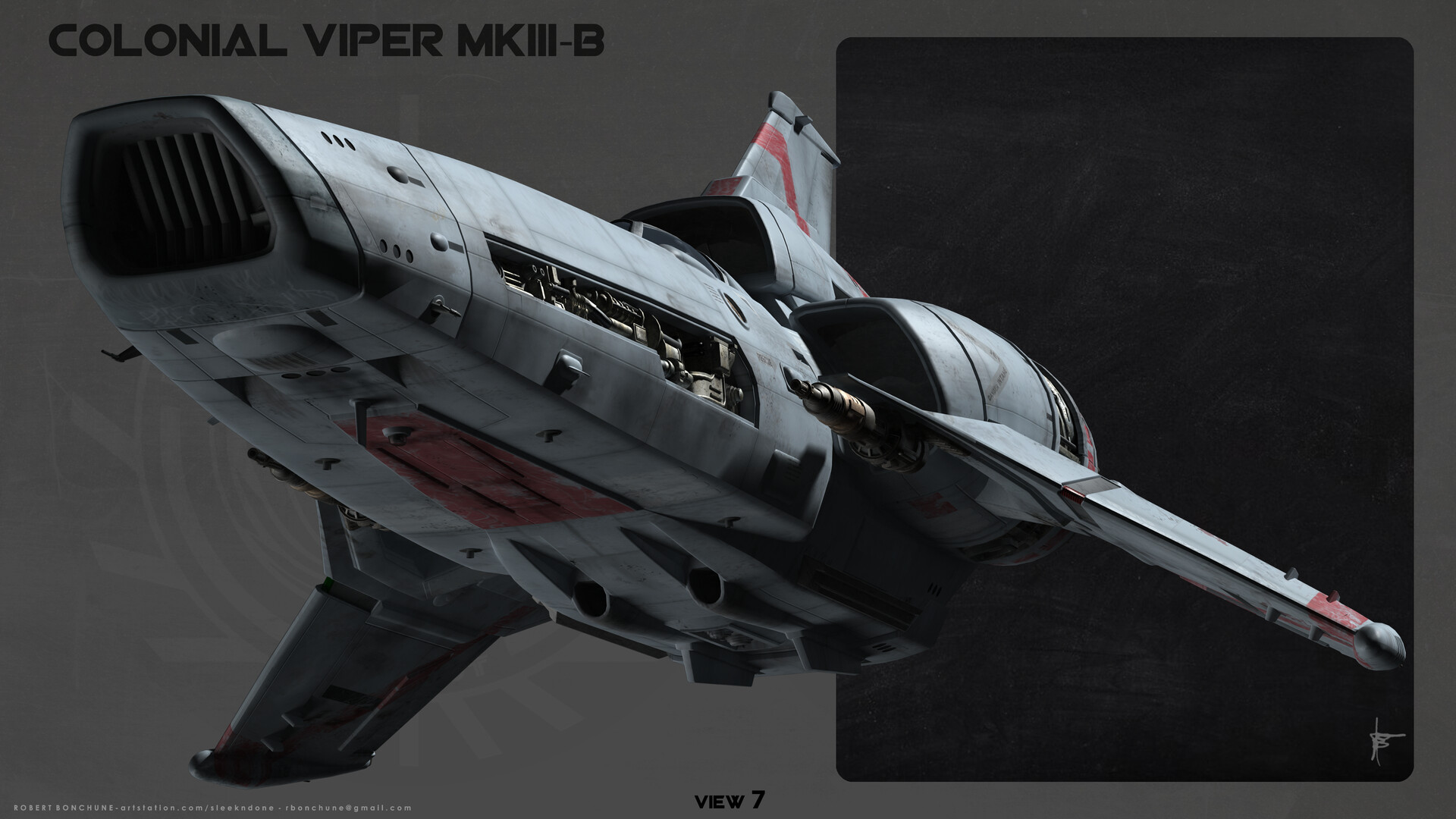 Robert Bonchune - Colonial Viper MkIII-B "Production Version" - Various ...