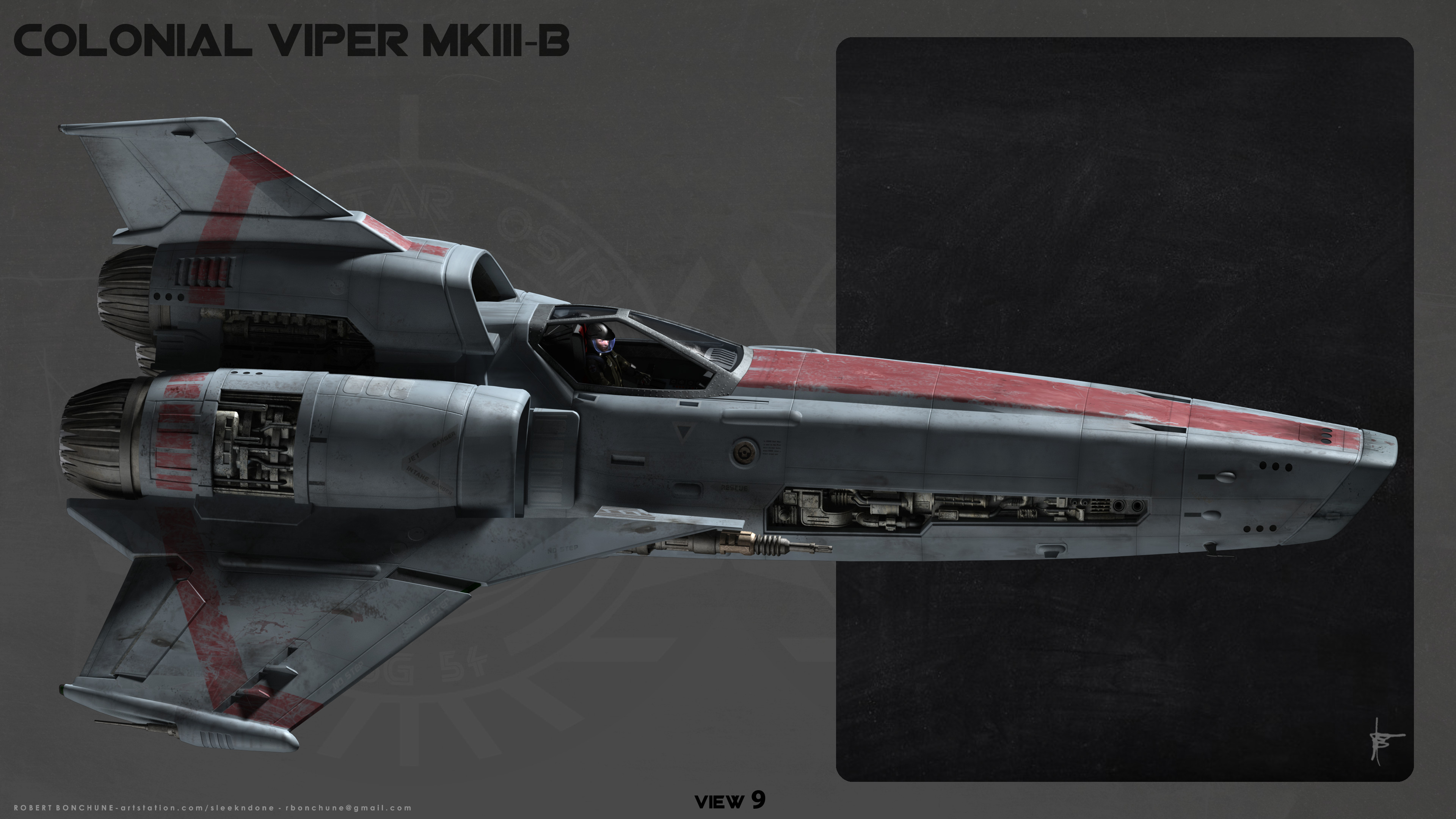 Robert Bonchune - Colonial Viper MkIII-B "Production Version" - Various ...