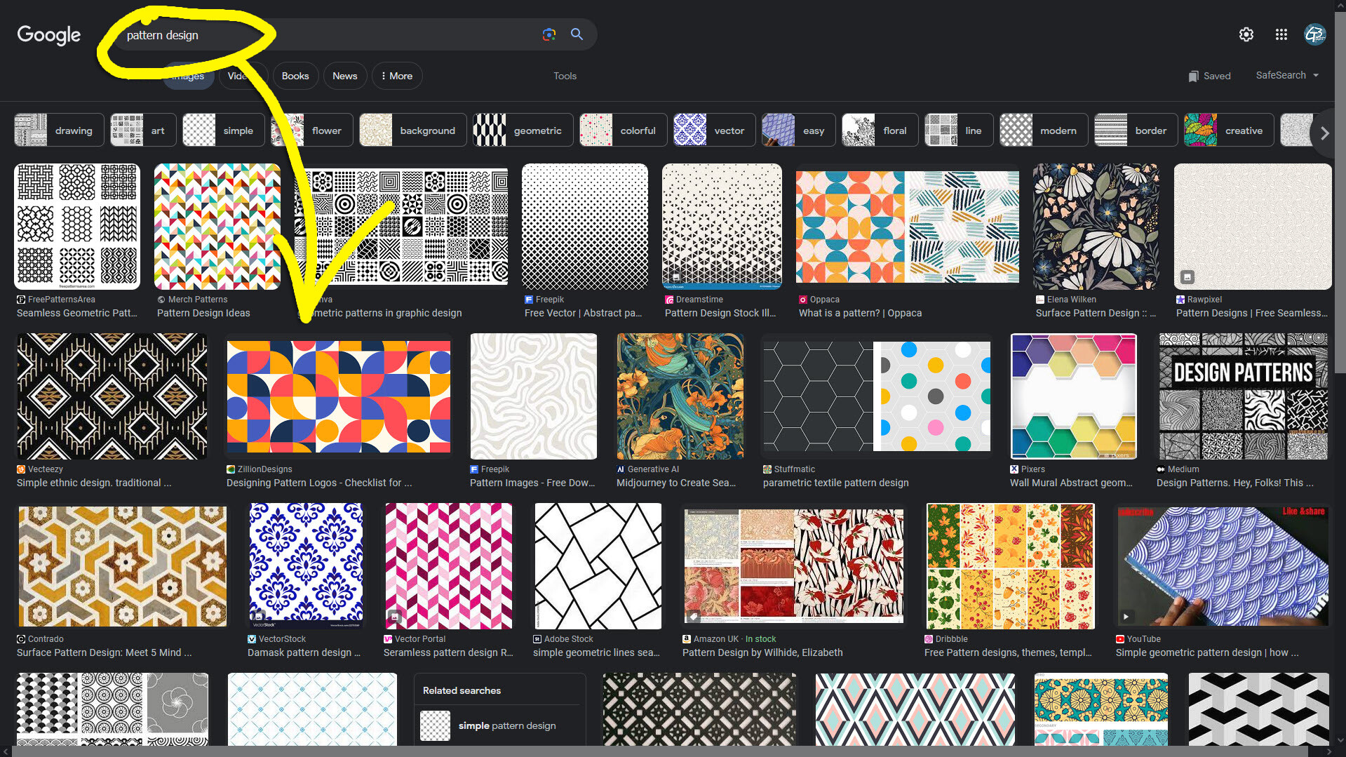 Grzegorz Baran - Pattern Design - Circle Cuts