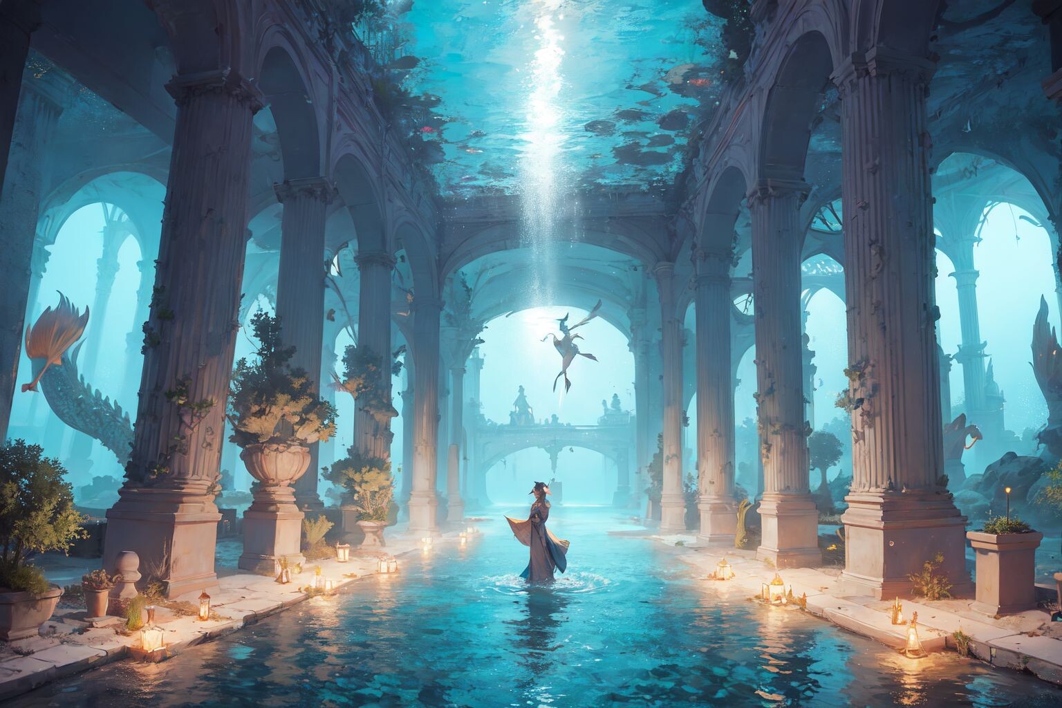 underwater animation reference