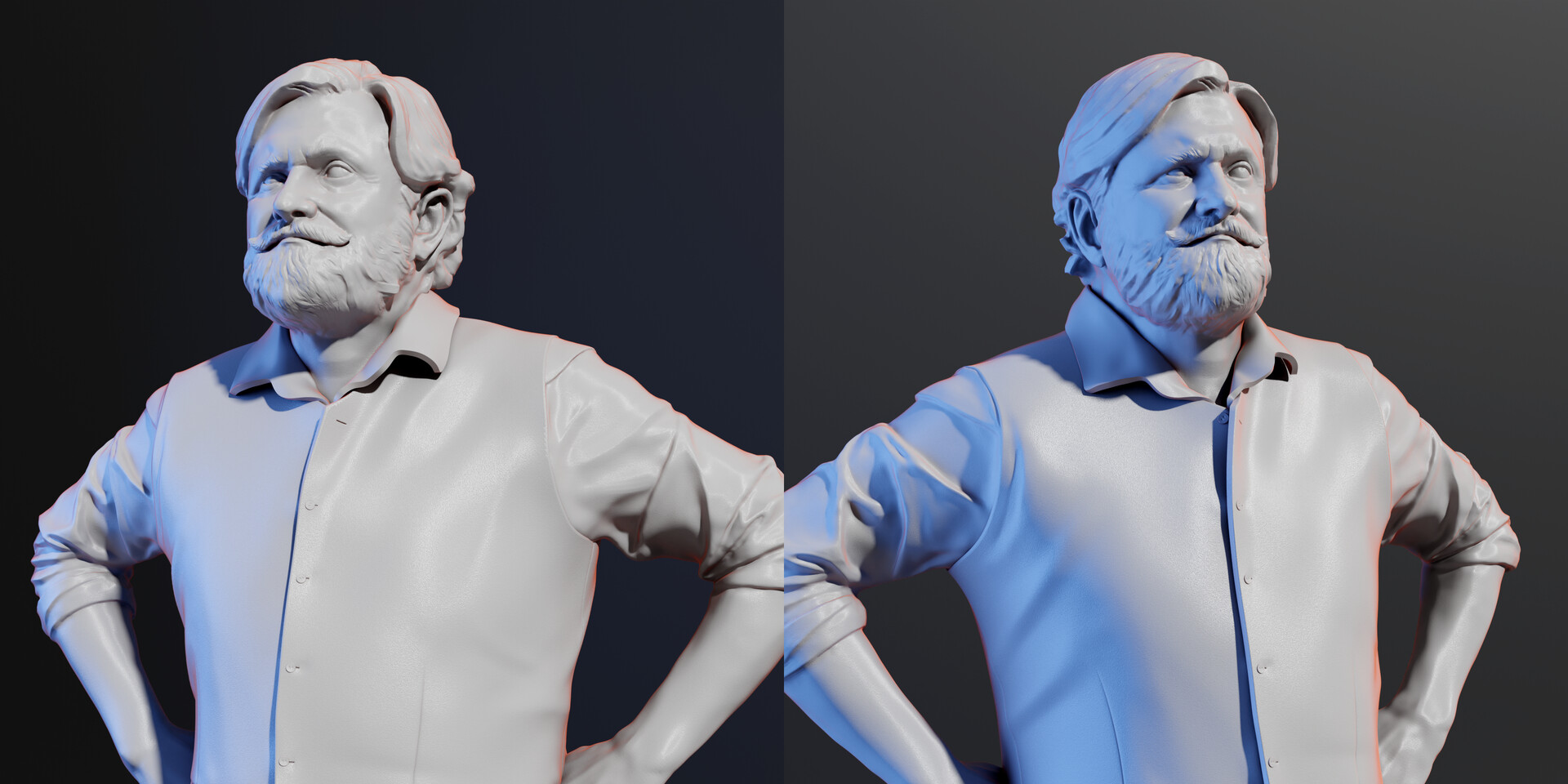 ArtStation - 3d Sculpt Portrait for 3d Printing