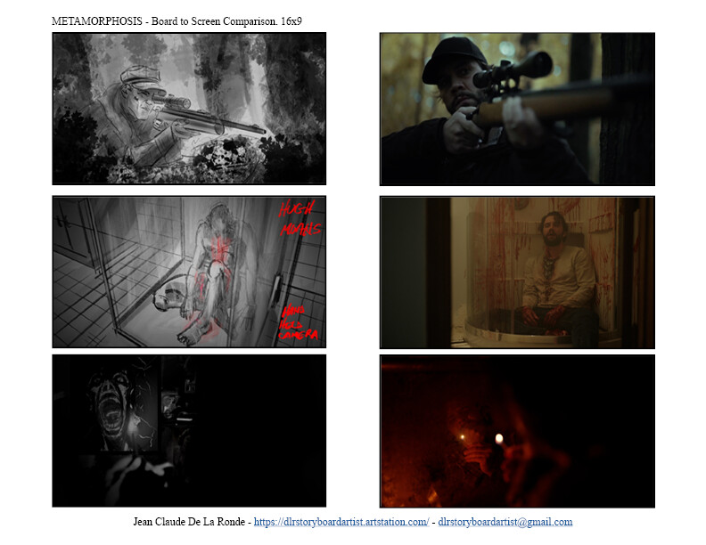 DLR Storyboard Artist - Horror Film - Metamorphosis