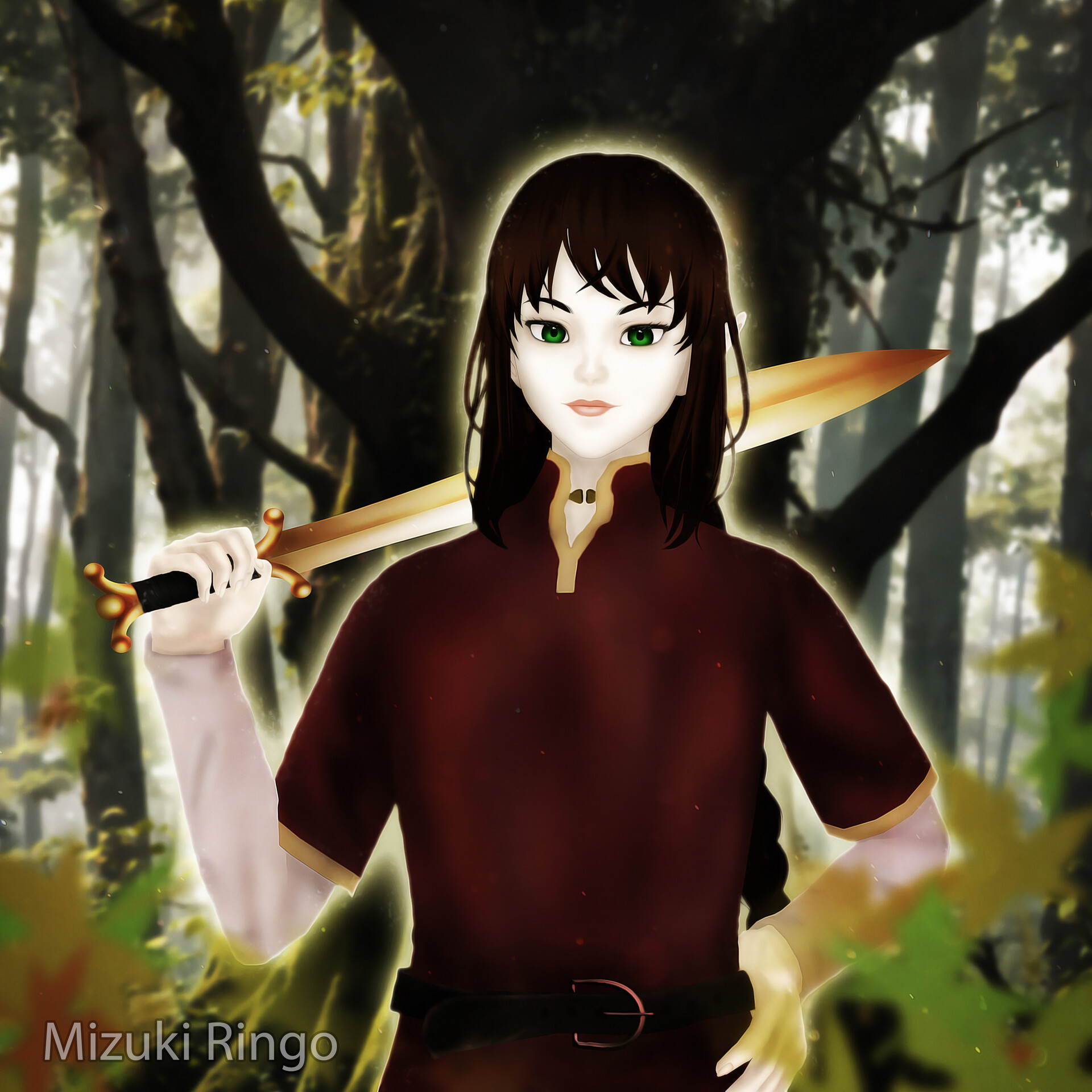 ArtStation - Young lady Fiona2