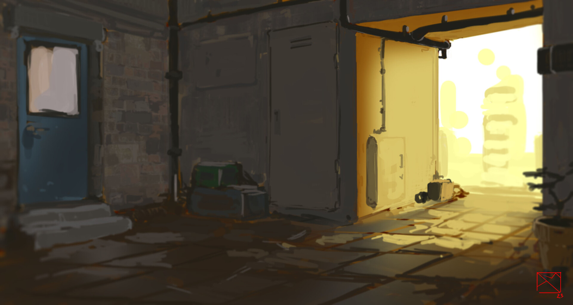 ArtStation - Background sketch and warmups