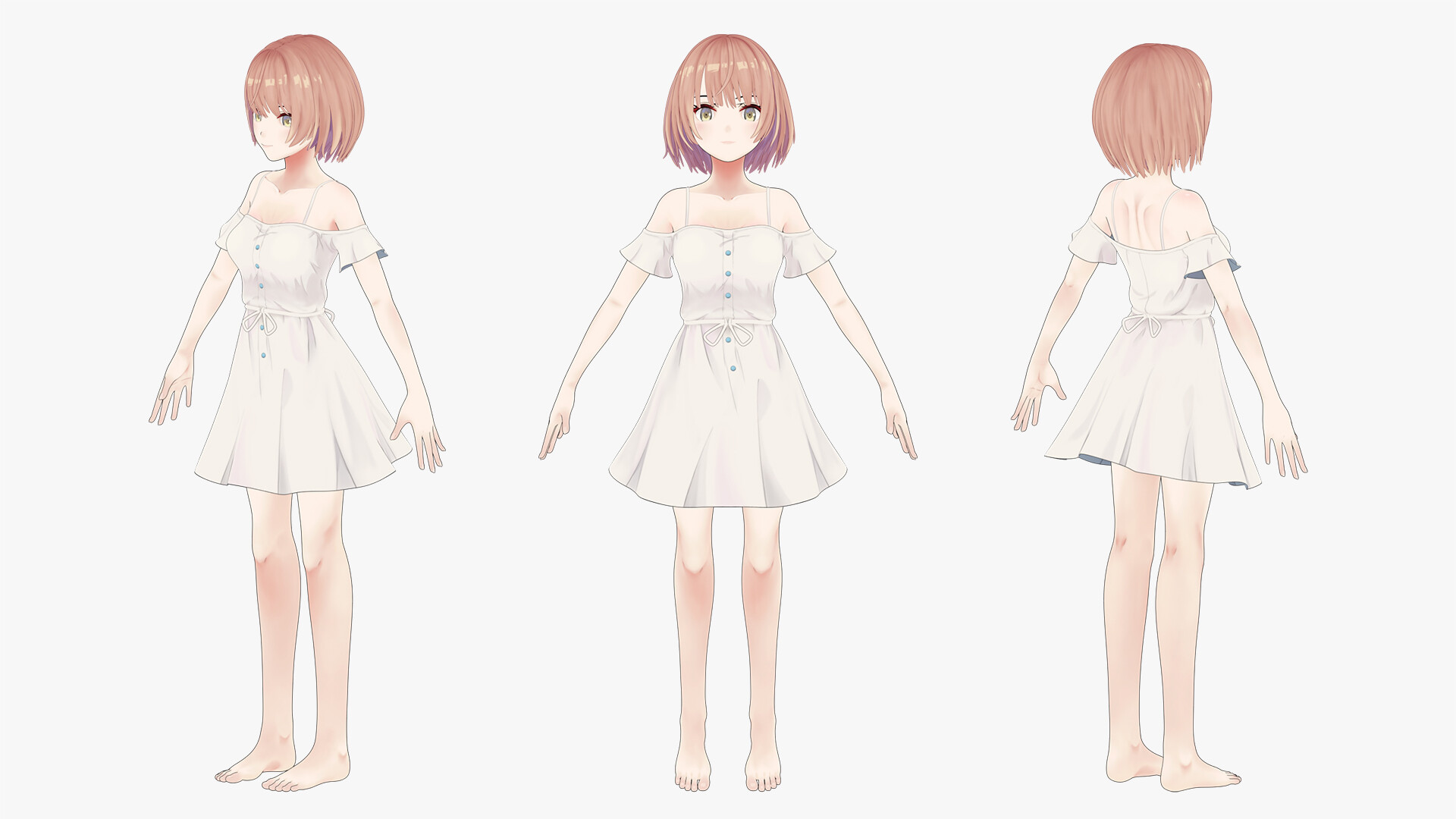 Anime Girl Base With Clothes And Hair Shy Girl Hair Anime Bases