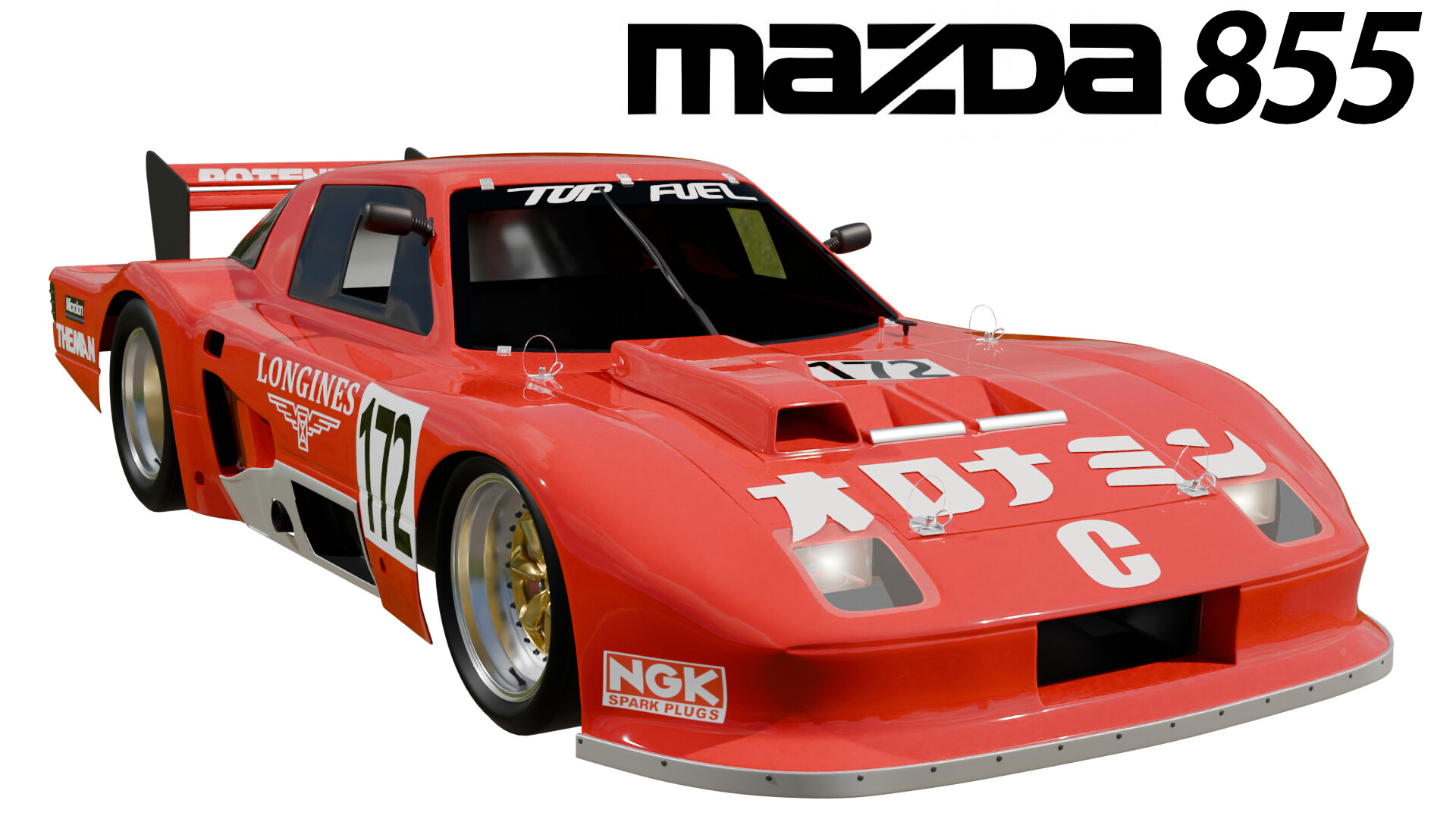 ArtStation - Oronamin C Longines Mazda 855 RACING CAR (SA22C) RX7