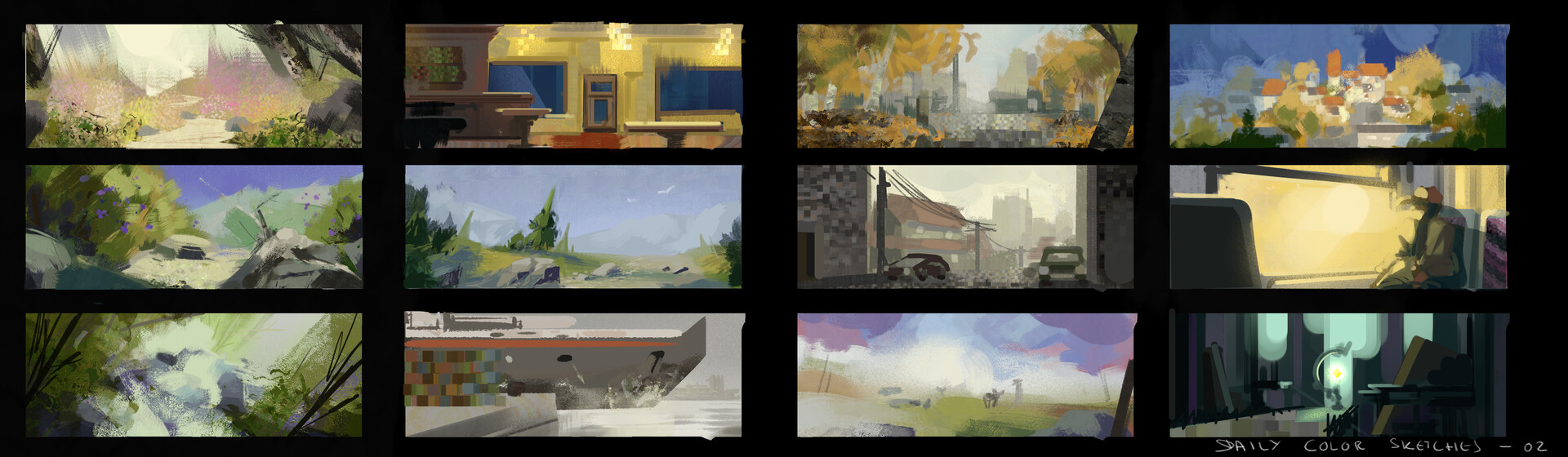 ArtStation - DAILY COLOR SKETCHES - 02