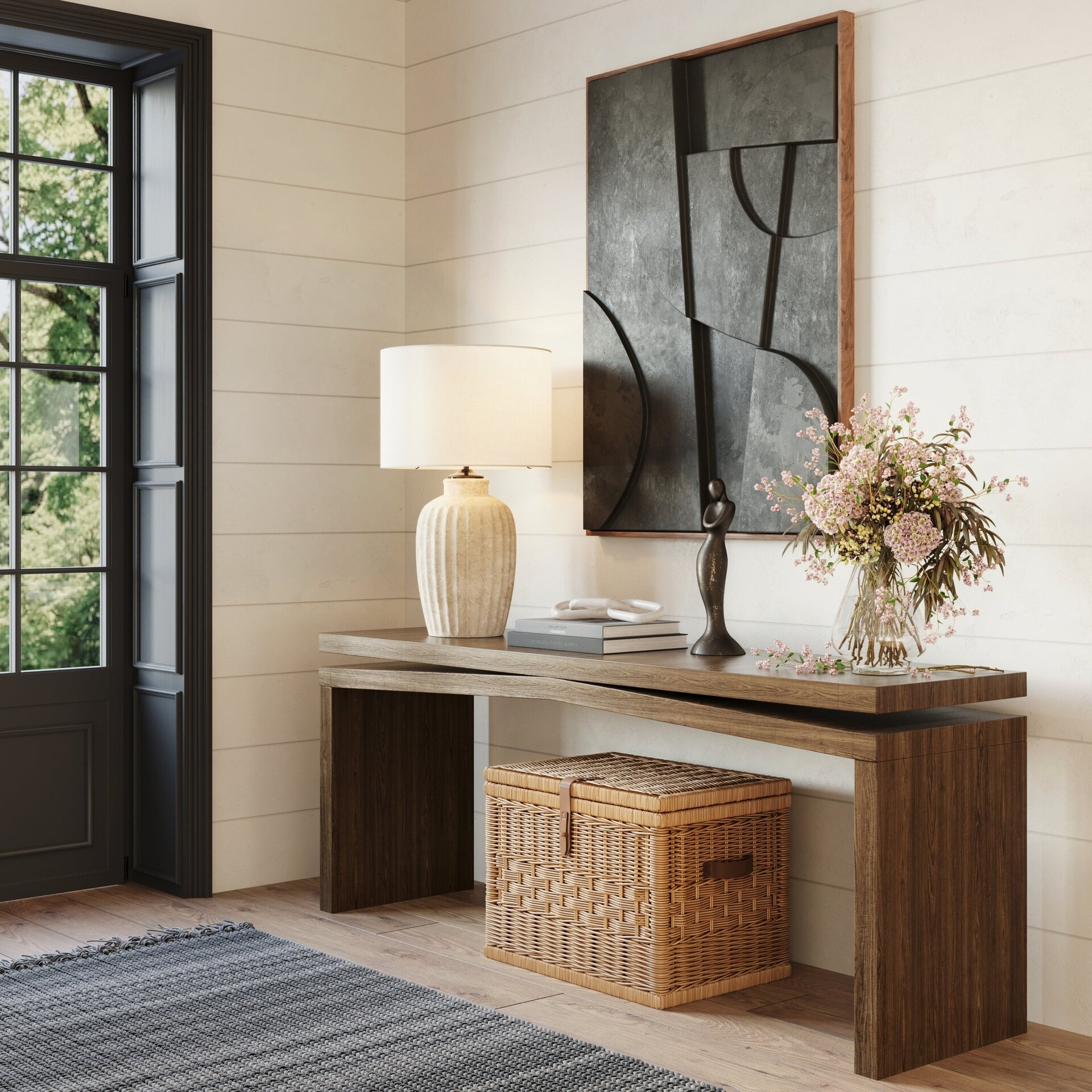 ArtStation - Modern Style in Focus: 3D Rendered Wooden Table