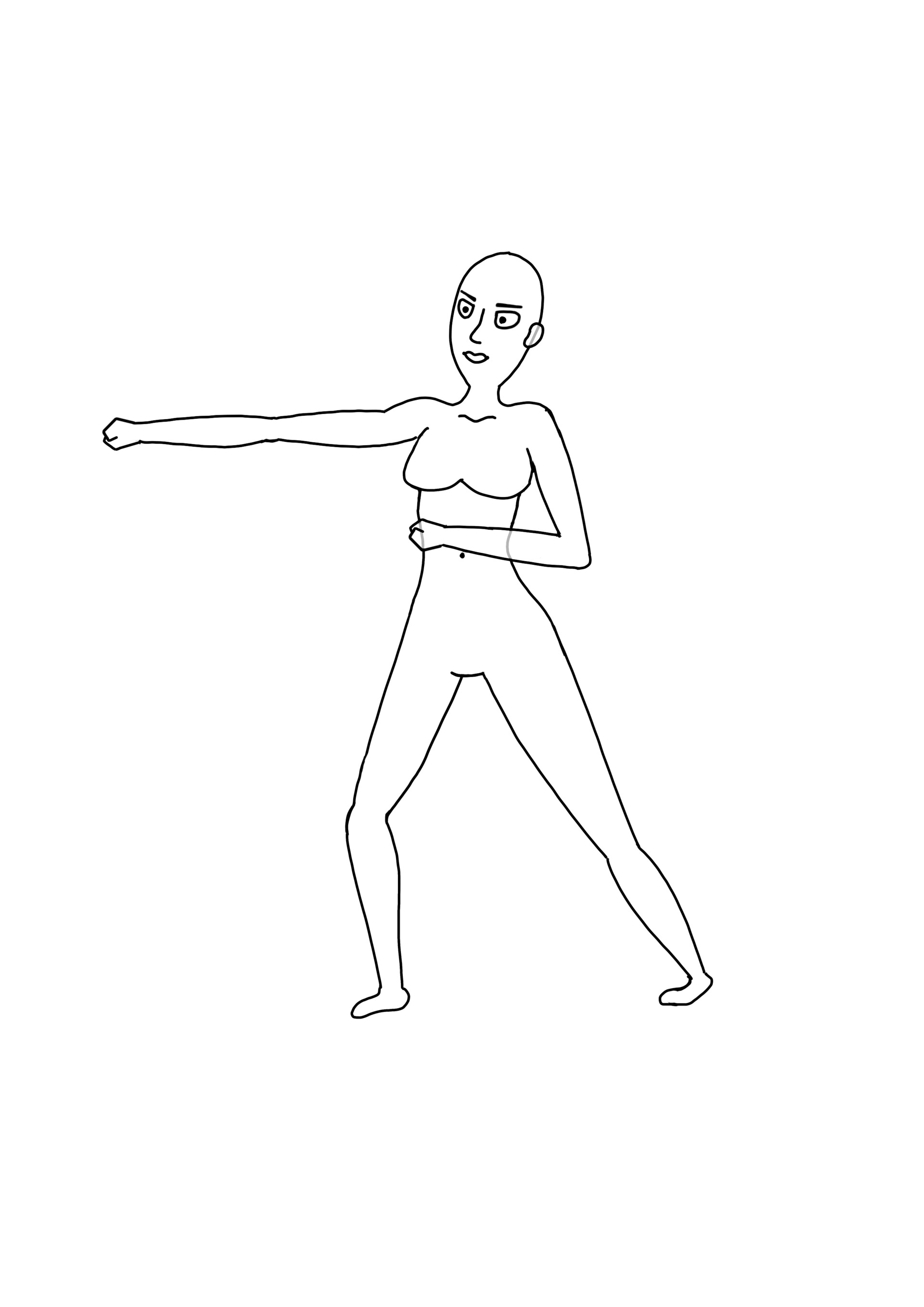 ArtStation - Woman Punch