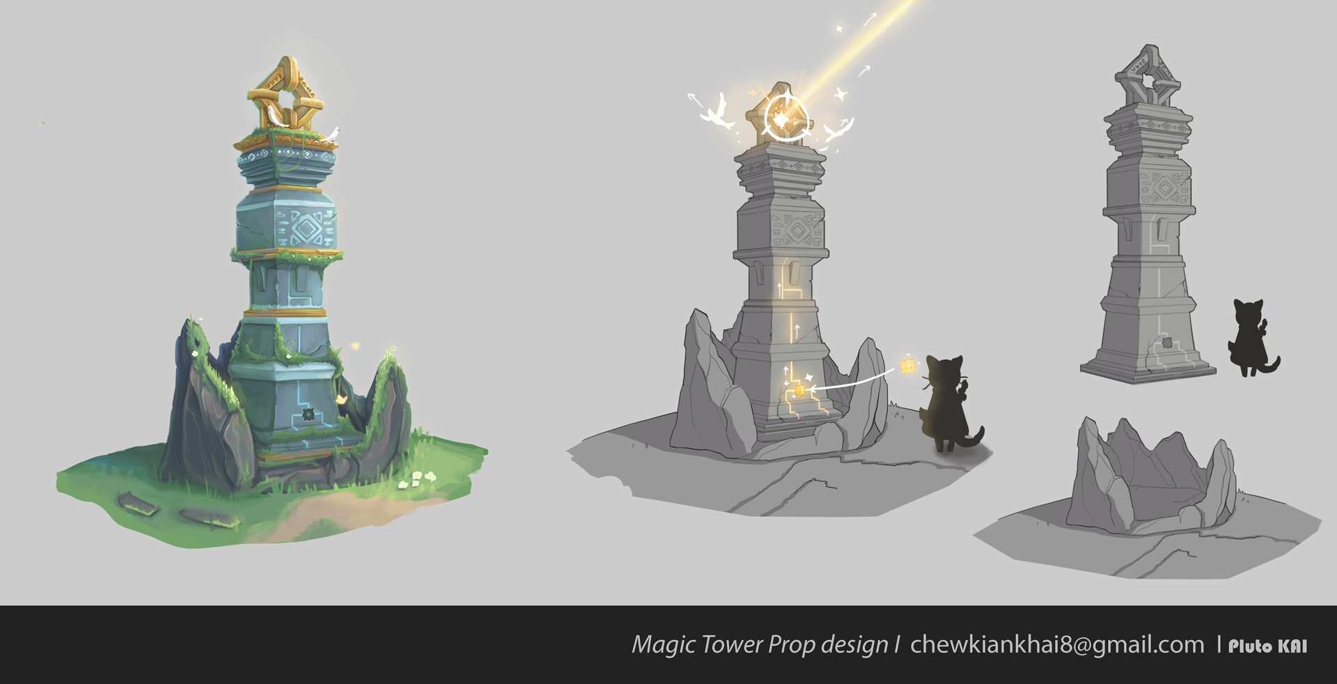 ArtStation - Magic tower prop design I Game design