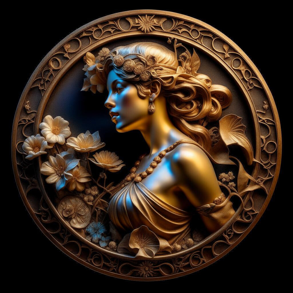 ArtStation - Bas - Relief. Old Bronze