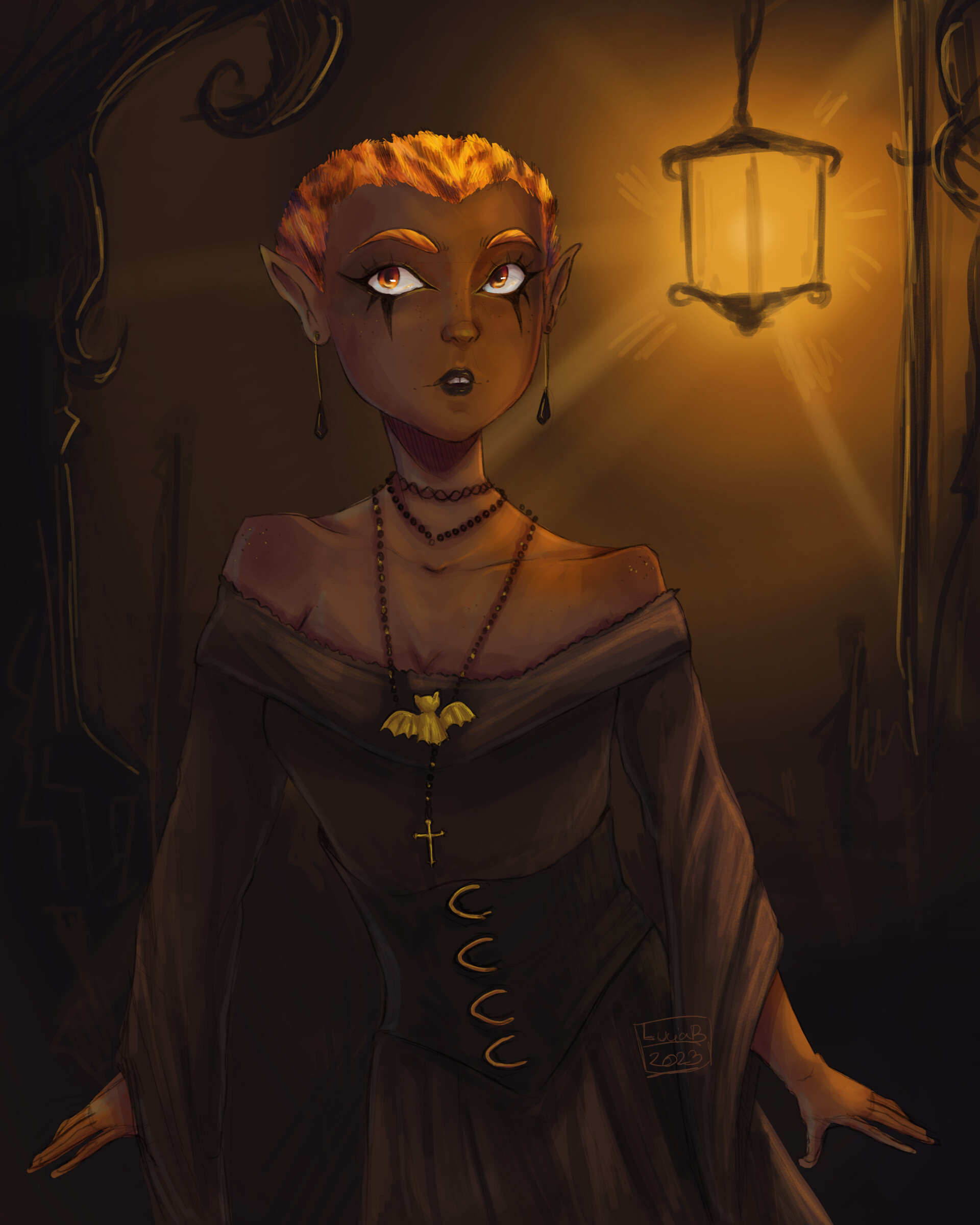 ArtStation - Lily (vampire AU)