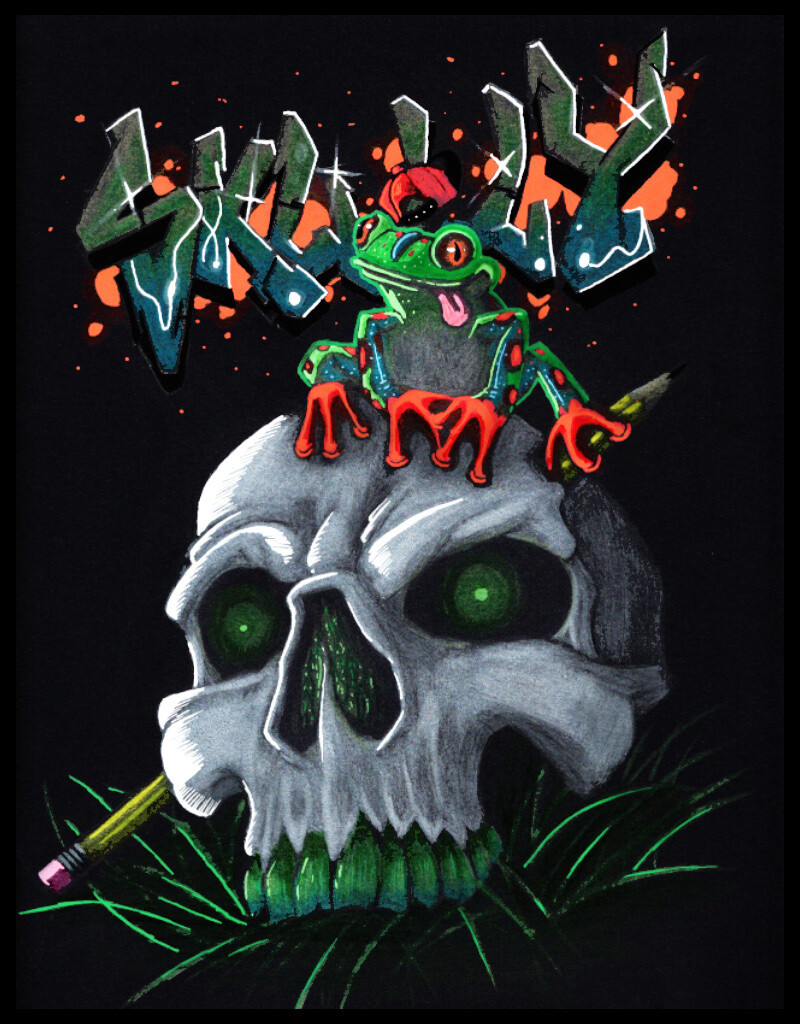 ArtStation - Skully logo design