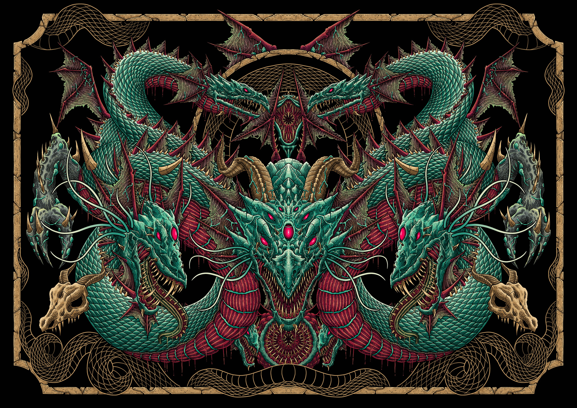 ArtStation - THE LERNEAN HYDRA