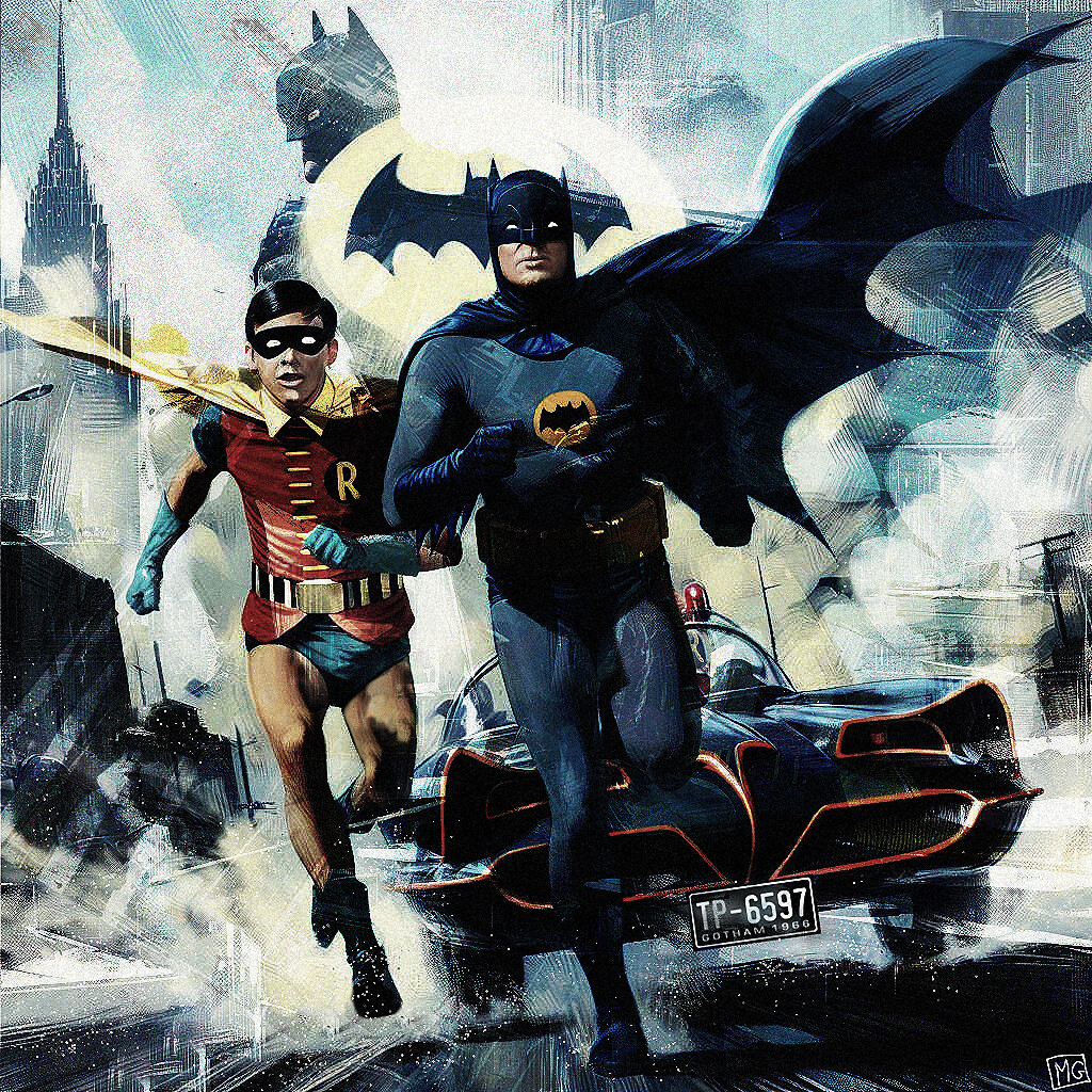 ArtStation - Batman 1966 - Batman and Robin Tribute