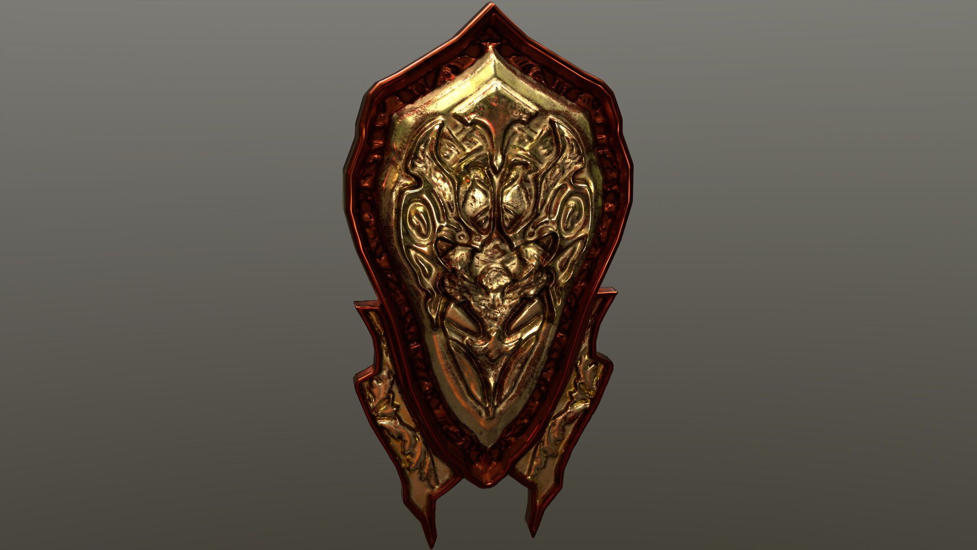 ArtStation - Game Prop : Fantasy Shield