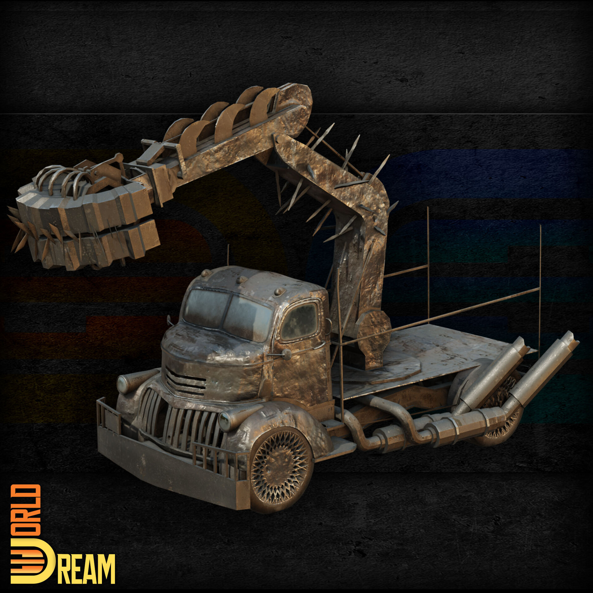 ArtStation - 20 Apocalyptic Car 3D Models with Textures | Game Ready ...