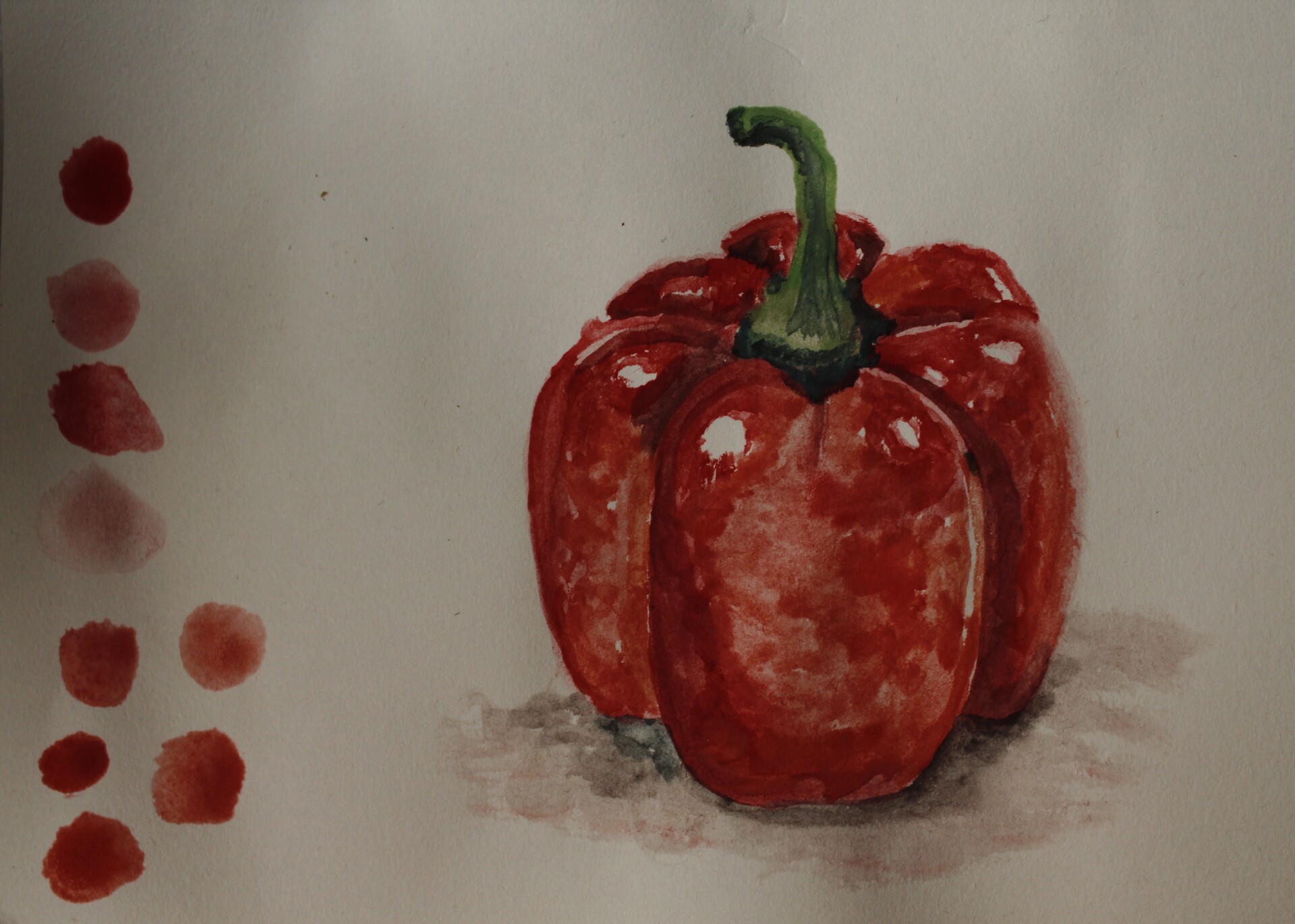 ArtStation - In order not to die of hunger, the food is painted.