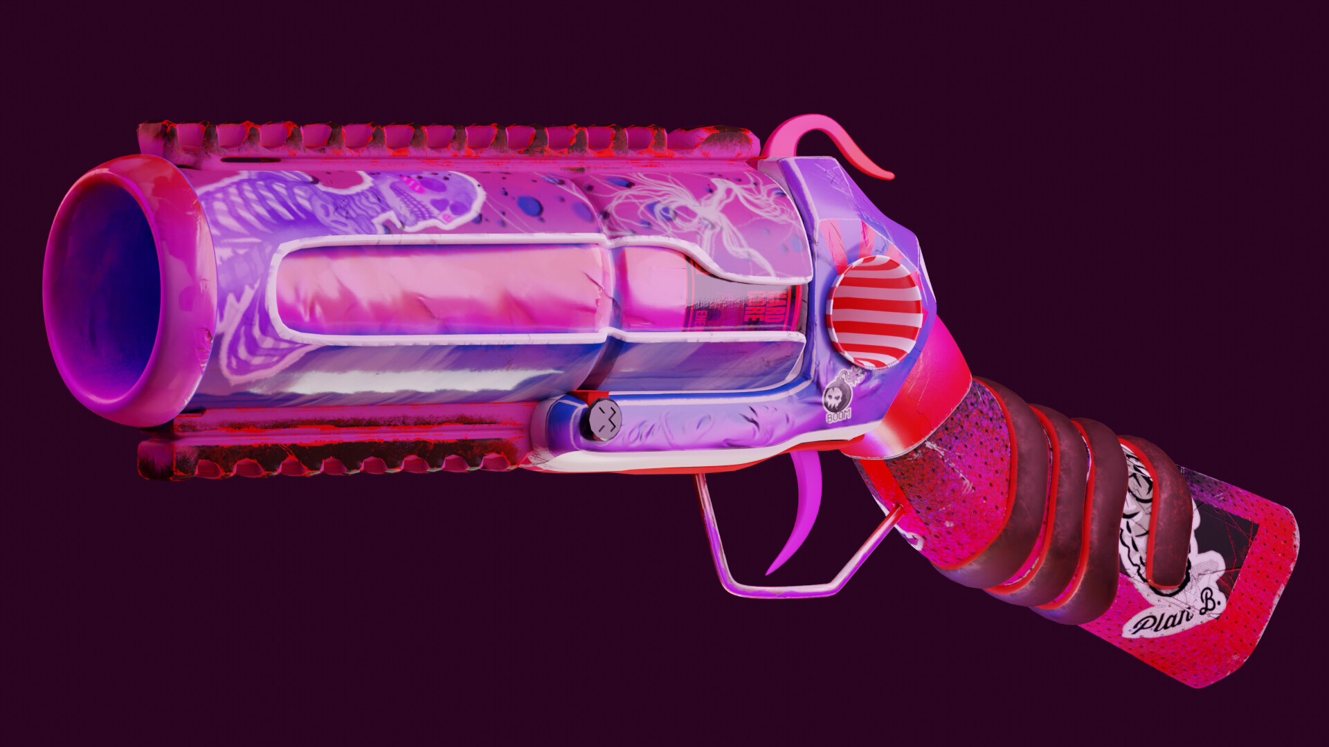 ArtStation - Skeleton Grenade Launcher