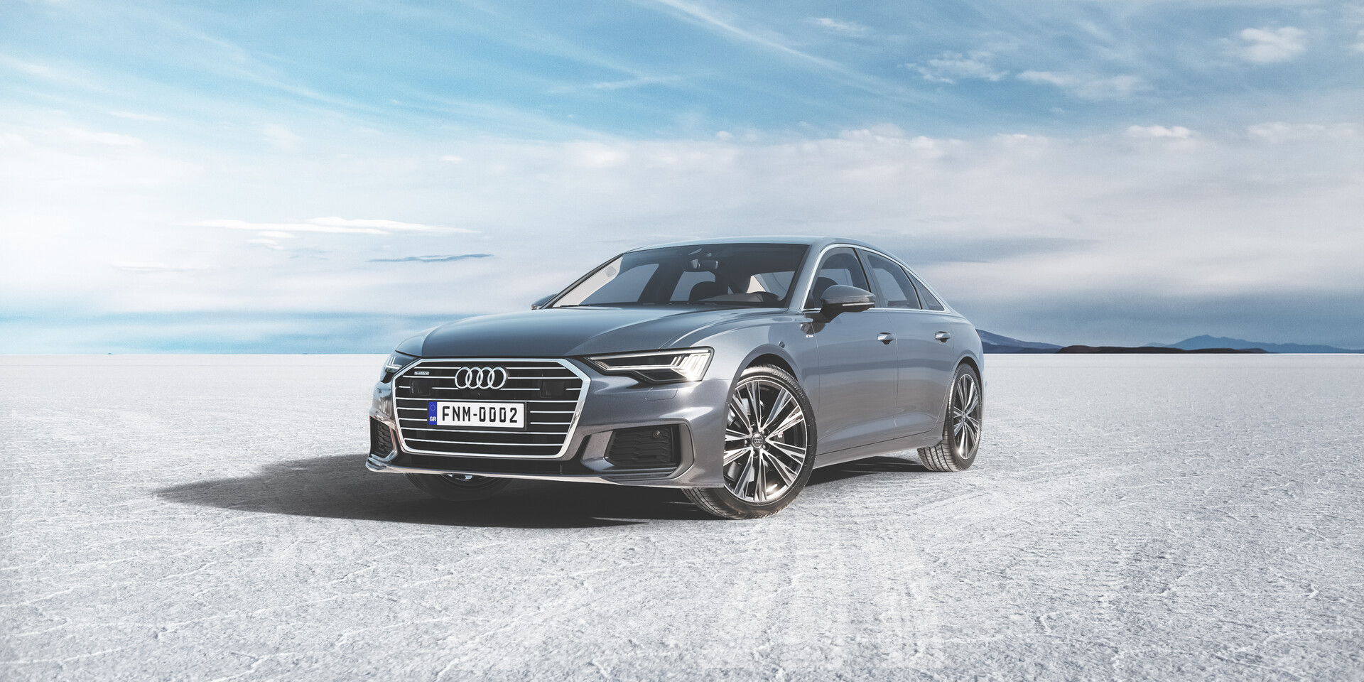 ArtStation - Audi A6 salt lake render
