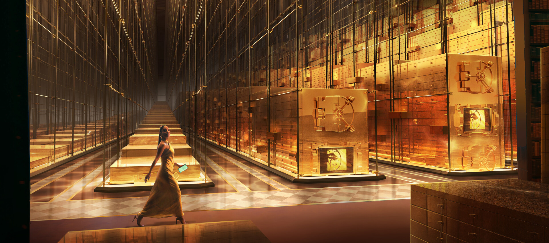 ArtStation - MGM Gold Vault Room (ft. Vanessa Hudgens)