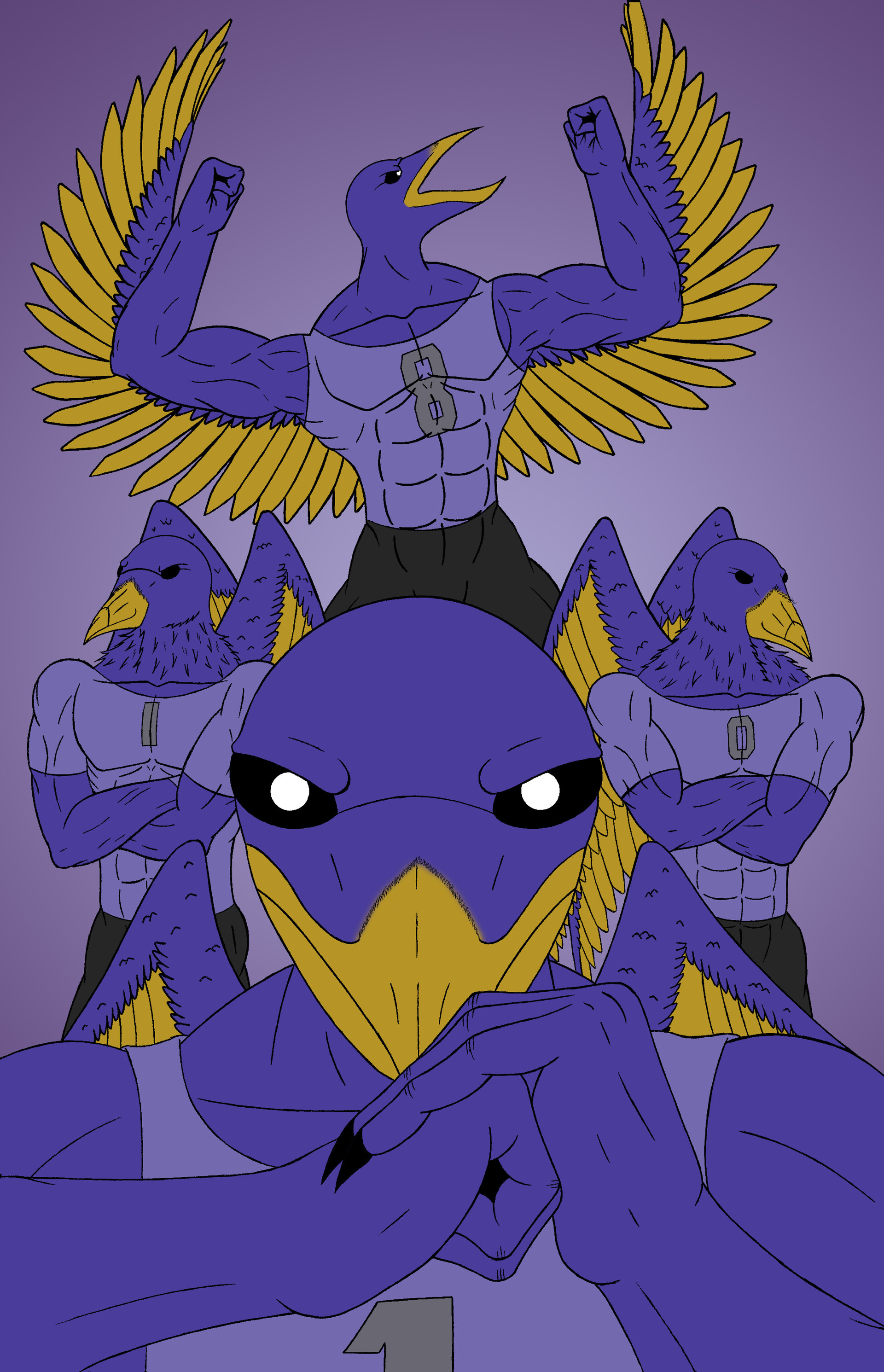 ArtStation - Baltimore Ravens Fan Art