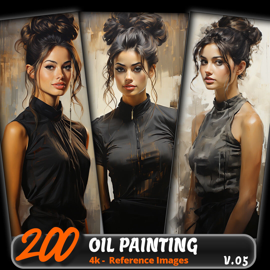 ArtStation - OIL PAINTING VOL. 05/ 4K/ Reference Image