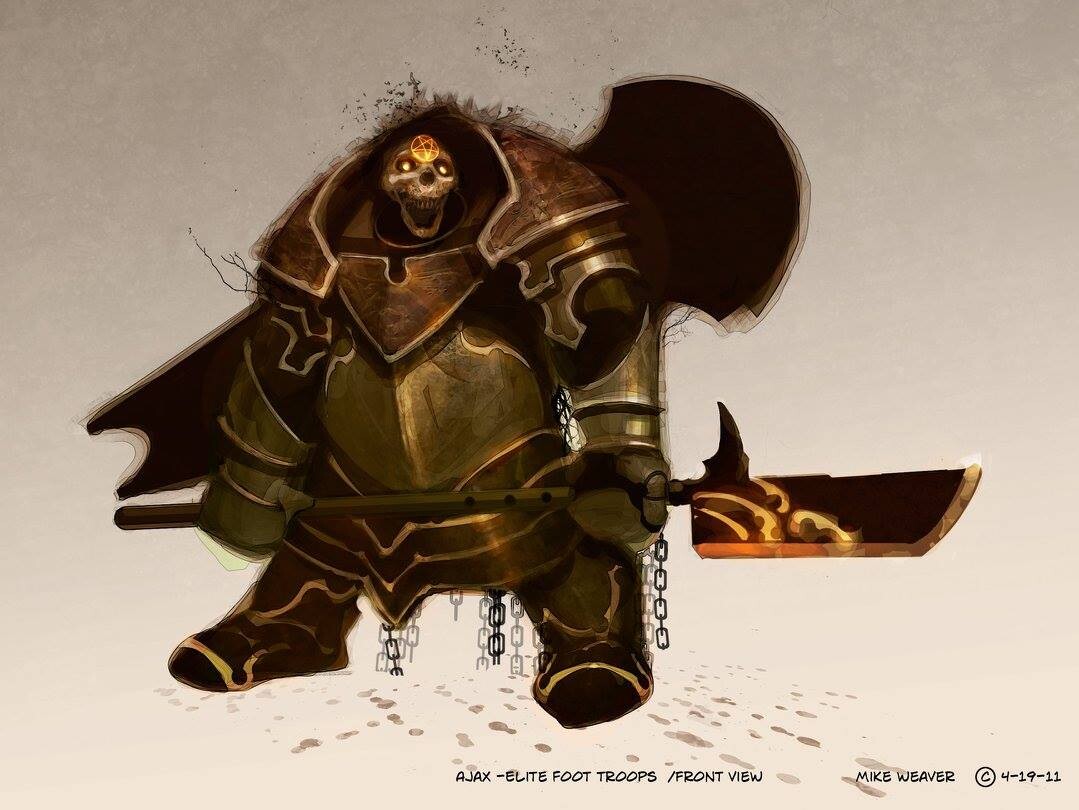 ArtStation - Hell boss general.