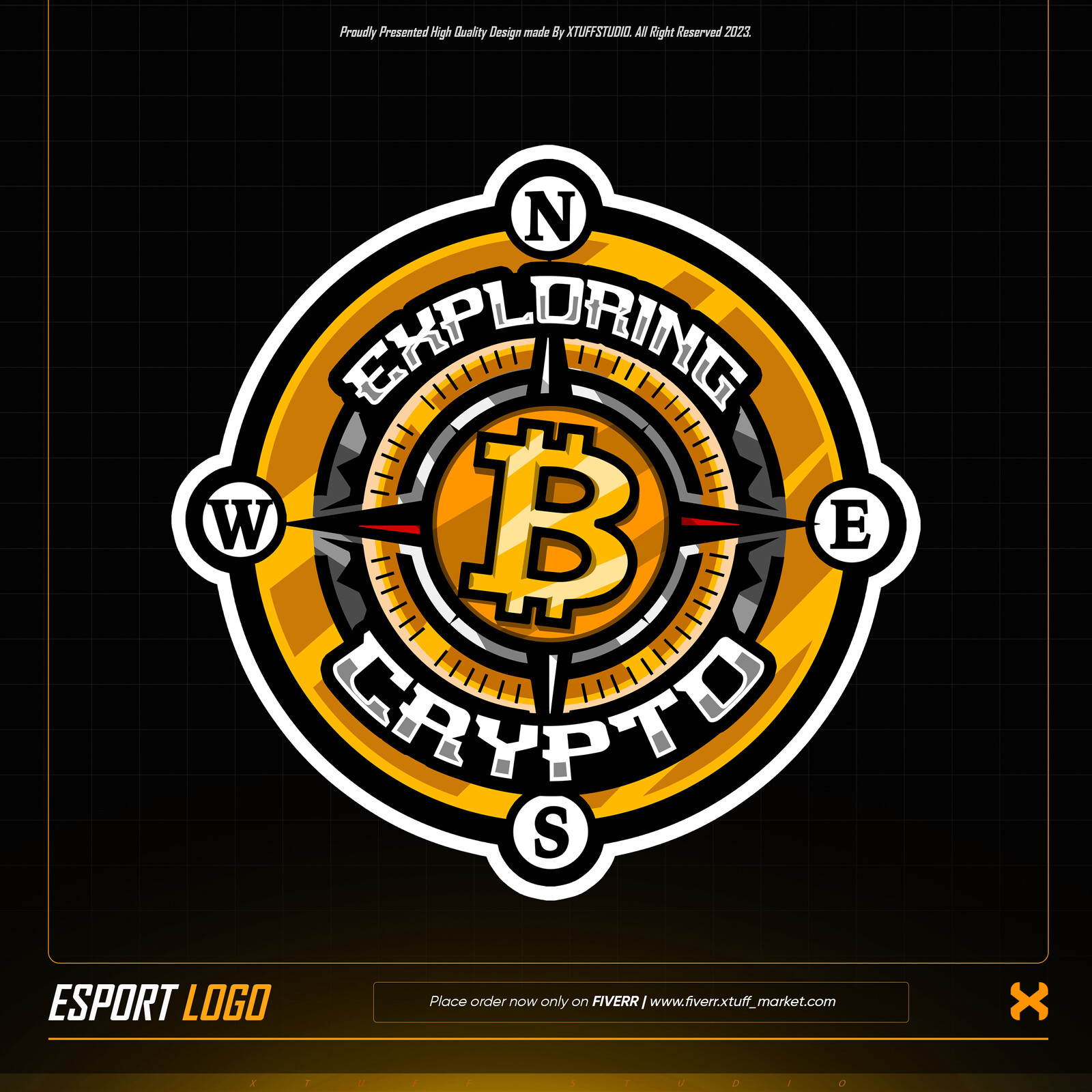 xtuff studio - EXPLORING CRYPTO STREAM PACK | Custom twitch Animated Twitch Overlay Stream Package