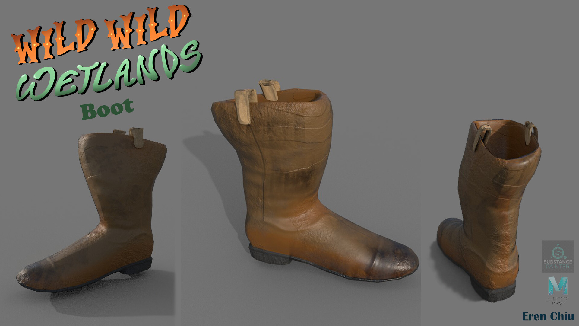 ArtStation - Wild Wild Wetland 3D Model and 2D cut scene art