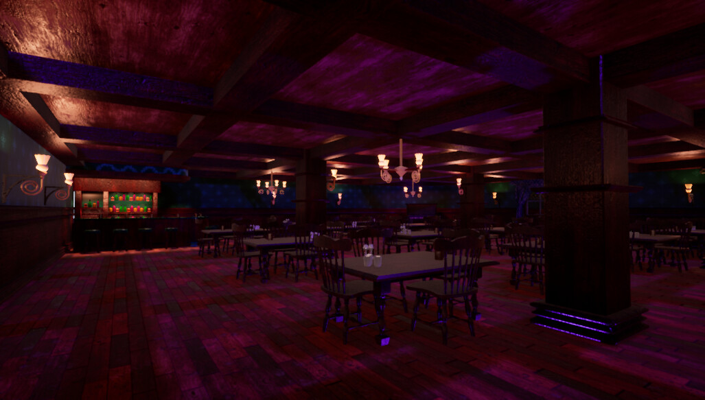 ArtStation - Saloon Environment - Unreal Engine 4