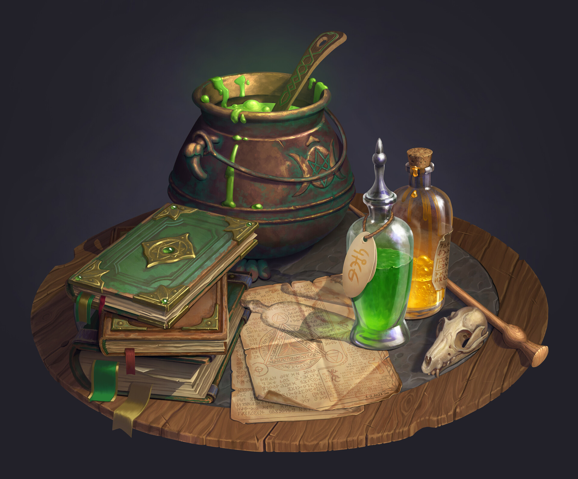 ArtStation - Material Rendering Course - homework week 6-8