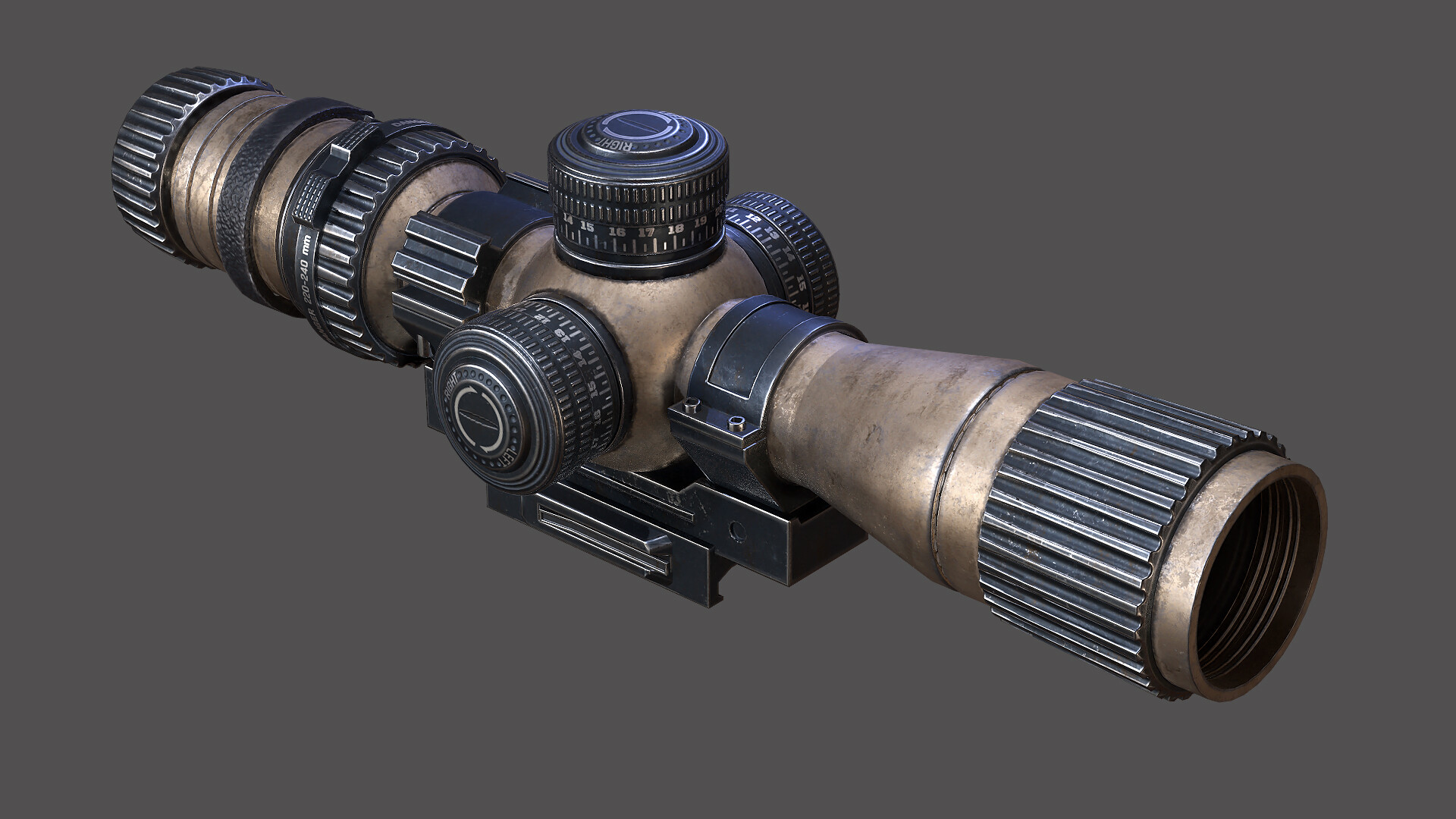 ArtStation - Sniper Scope Modeling and Texture