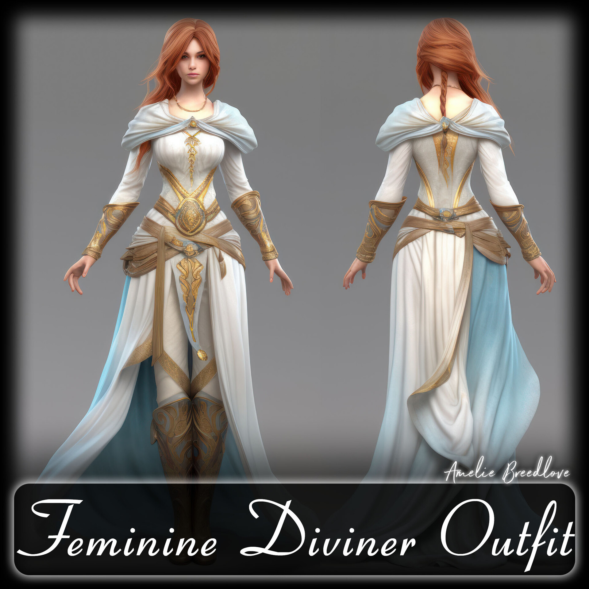 ArtStation - 200 Feminine Diviner Outfit Reference Pack | 4K | v.210