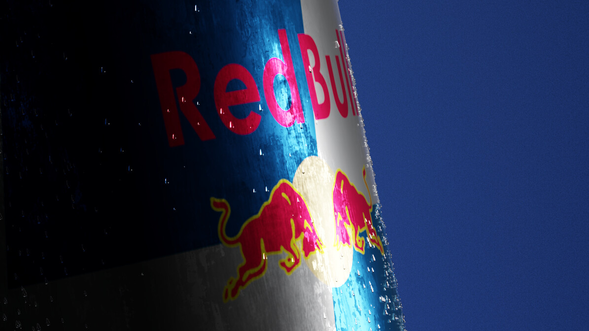 ArtStation - Red bull beverage rendering