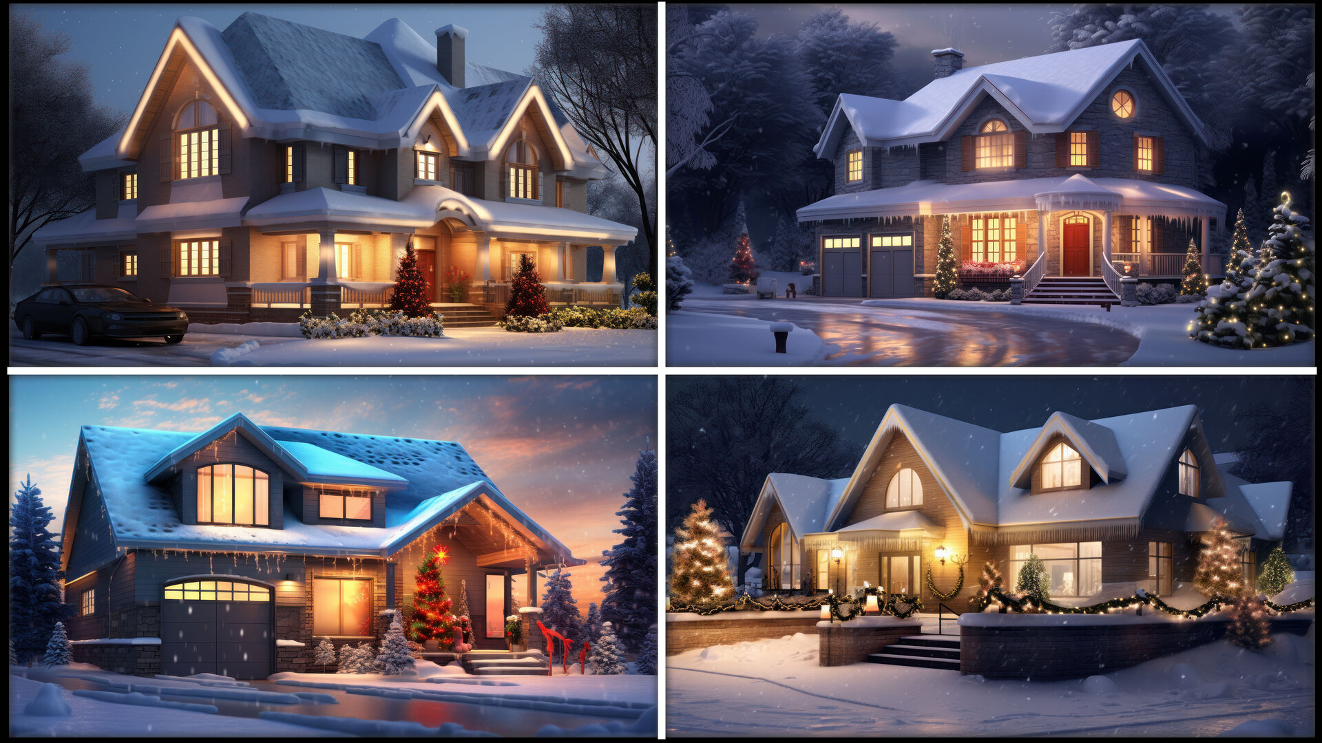 Ferial Concept - 🔹240 Exterior Design [Christmas] Reference Image Pack v.7