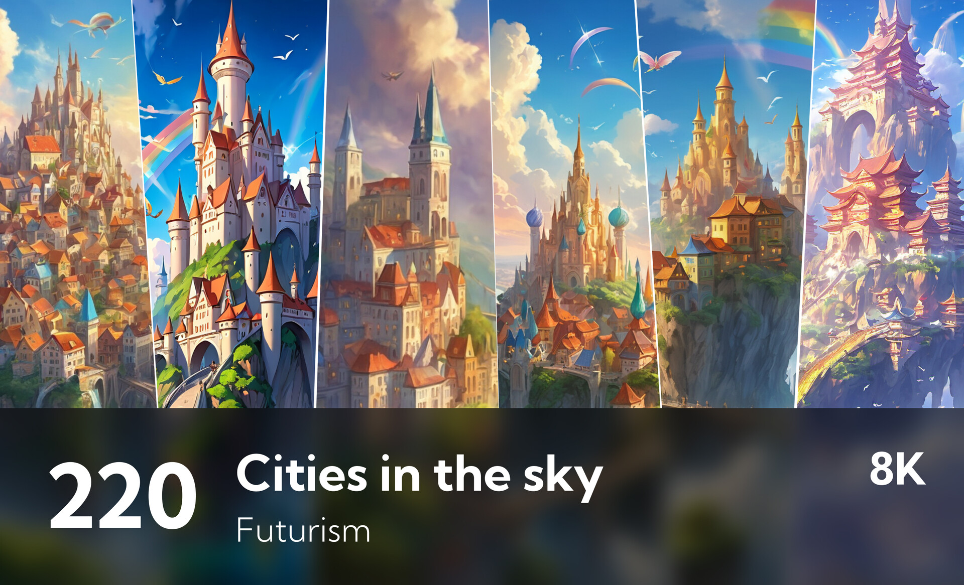 ArtStation - Cities in the sky - Futurism