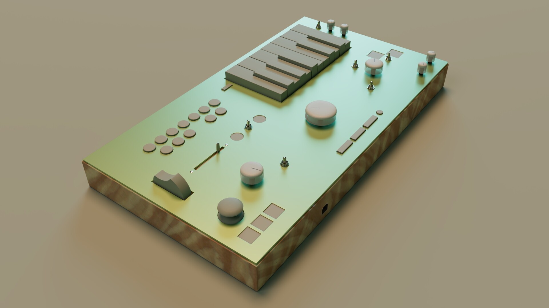 Asier Garatxena - Nopia Synthesizer 3D Recreation