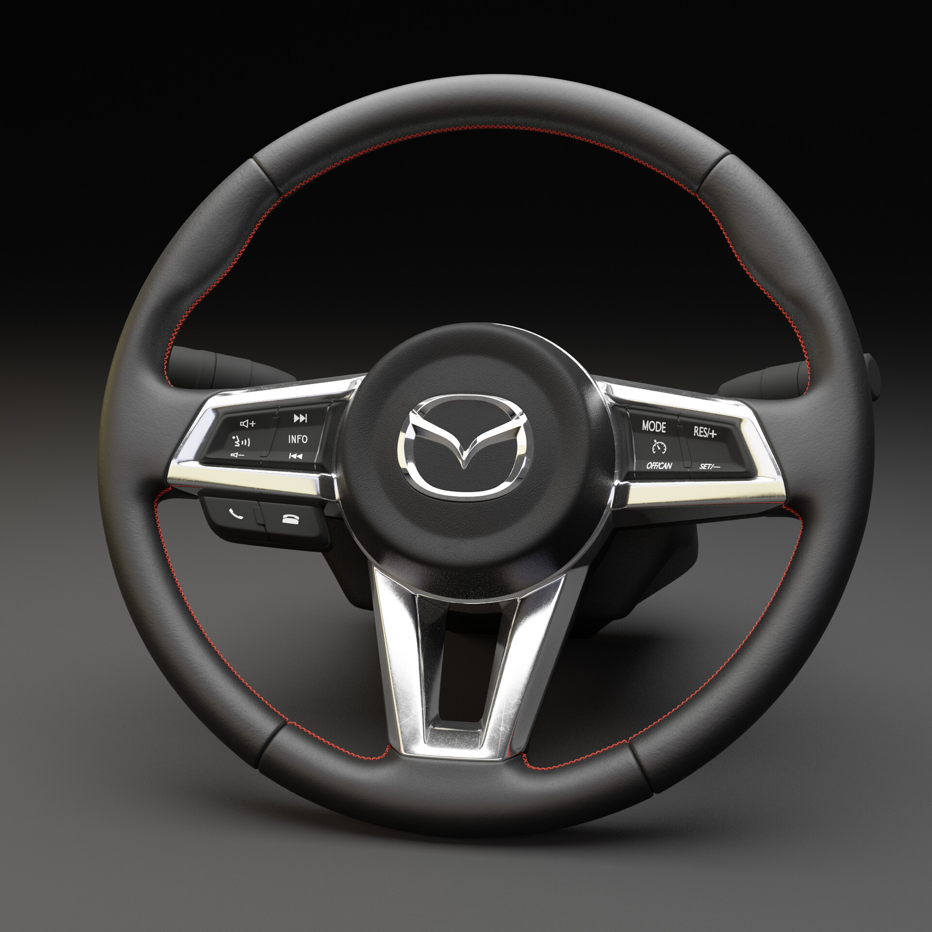 ArtStation - Mazda steeringwheel