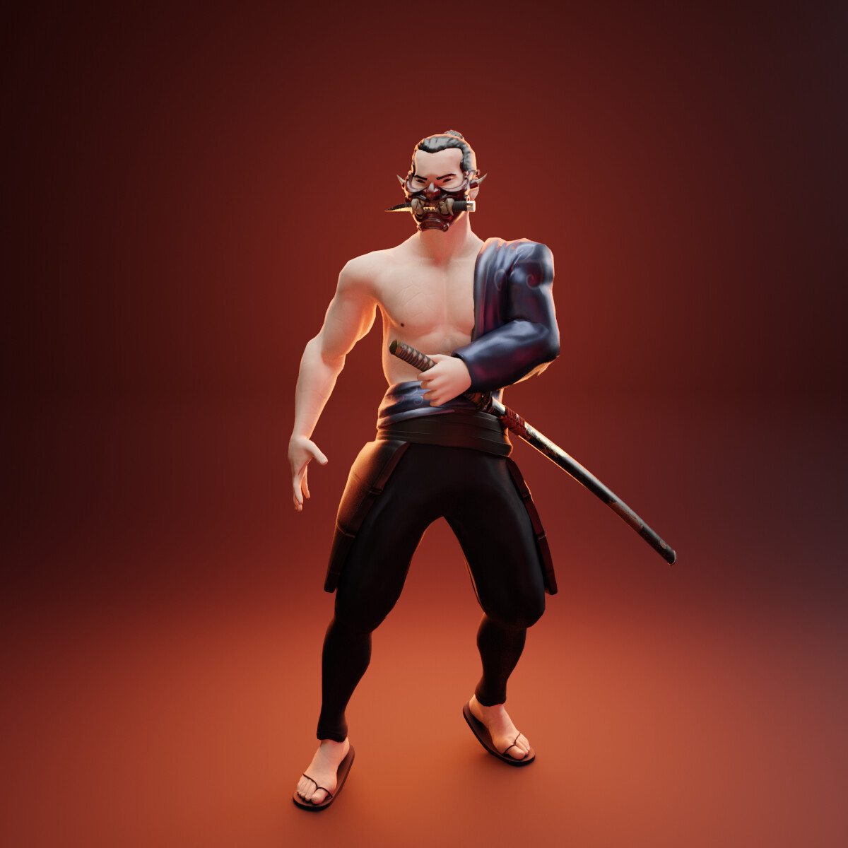 ArtStation - Samurai Game Ready Character