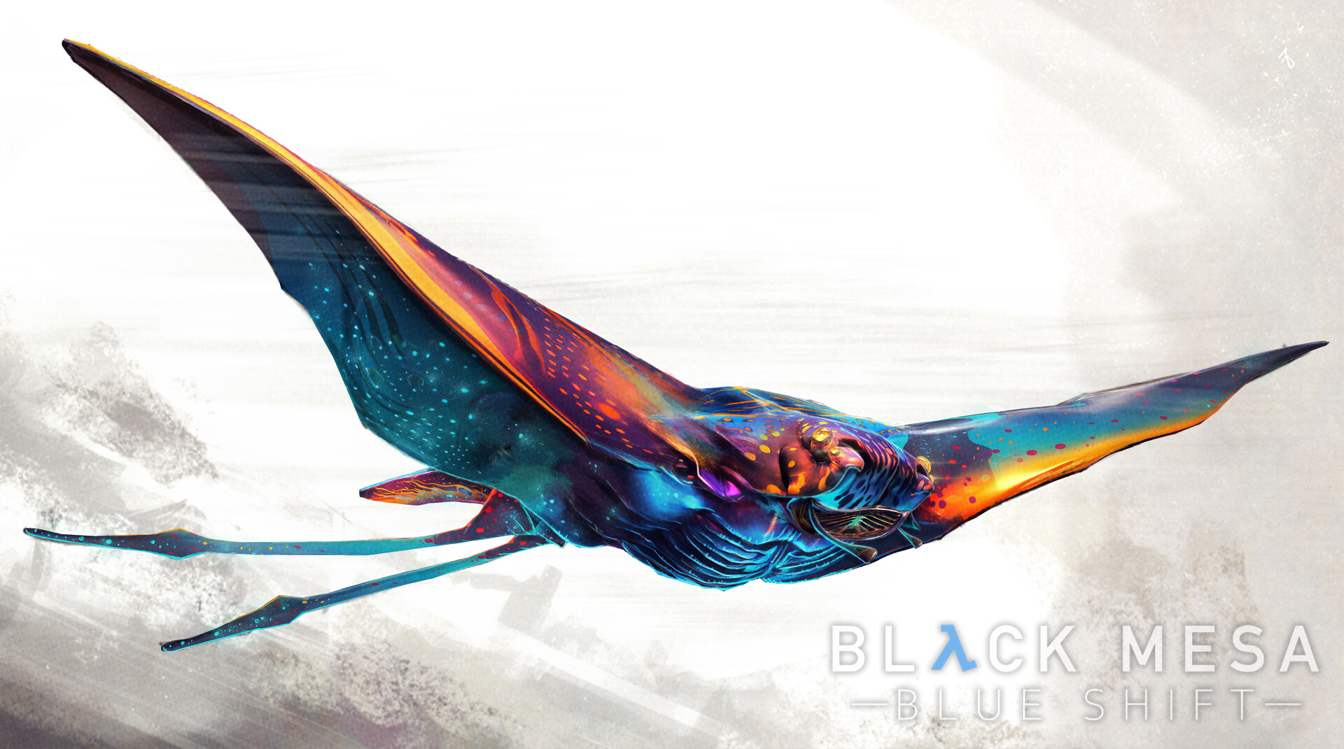 ArtStation - Black Mesa : Blue Shift - Manta Ray Concept Art