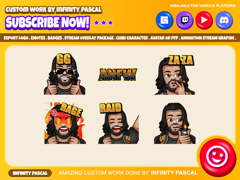 ArtStation - 🧔🏽‍♂️😎🆒Custom Cool Avatar Emotes😎🆒🧔🏽‍♂️